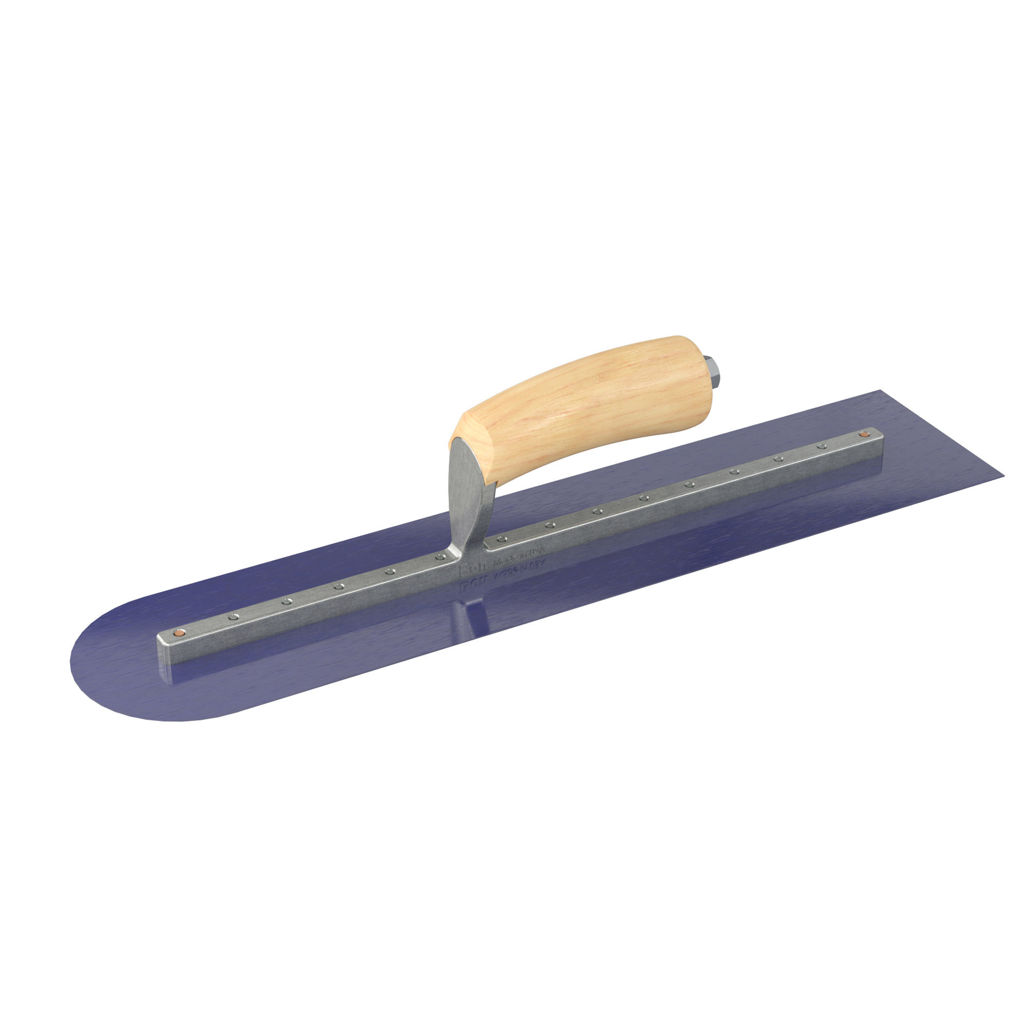 Bon, Fin. Trowel Sq. Rnd End Blu St. - 18in. x 4in. Wd, Blade Material ...