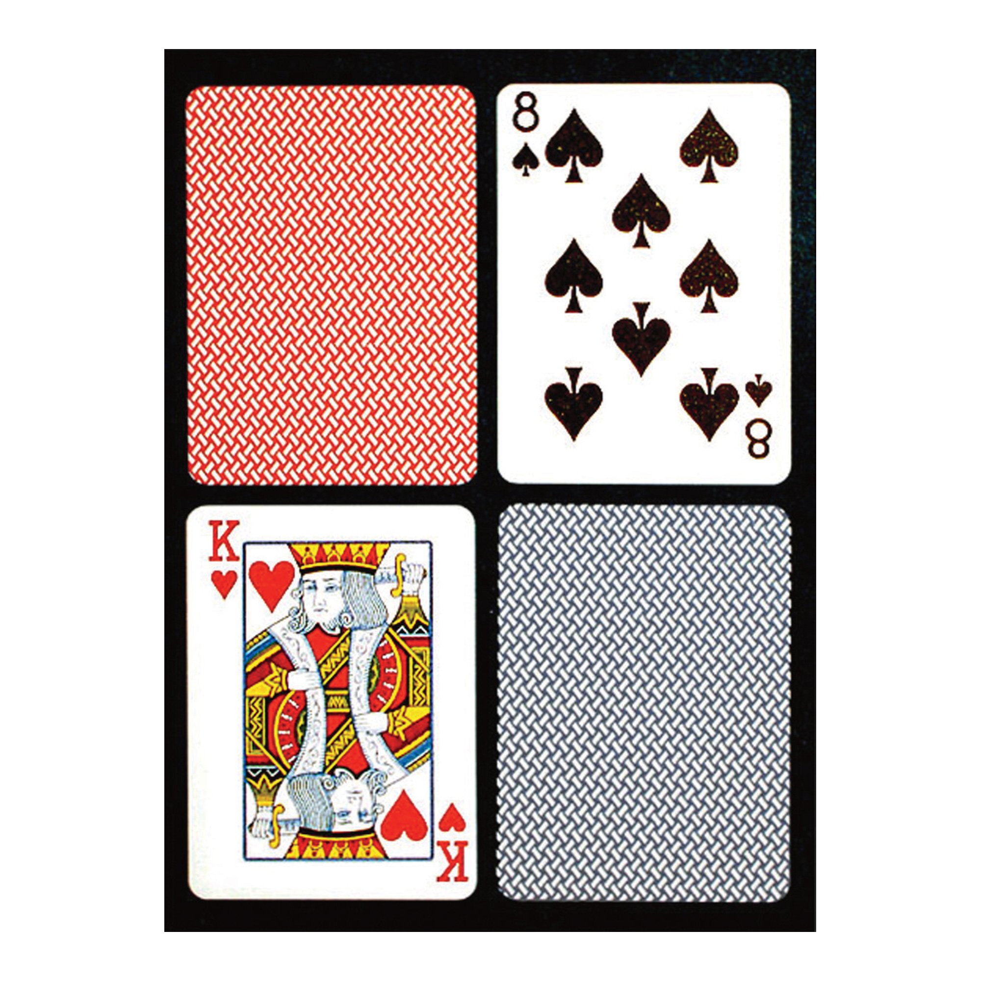 Copag Bridge Cards — Blue/Red, Regular Index, PVC Plastic, Model ...