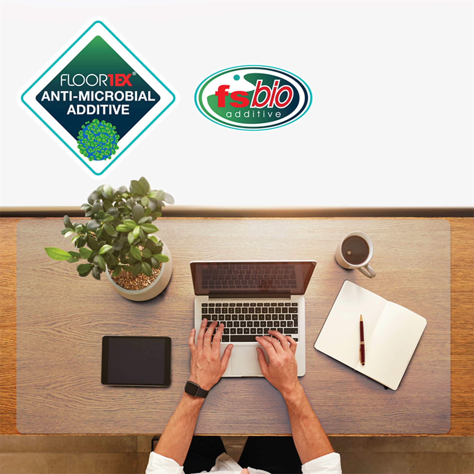 FLOORTEX, Hometex Anti-Microbial Vinyl Table Mat- 20in.x 36in., Width ...