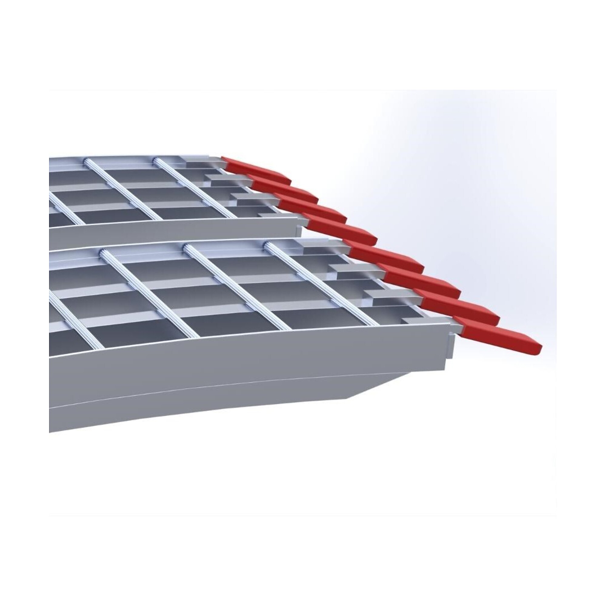 Five Star Manufacturing, Aluminum Arch Folding Ramp Pair 10ft.x12in ...