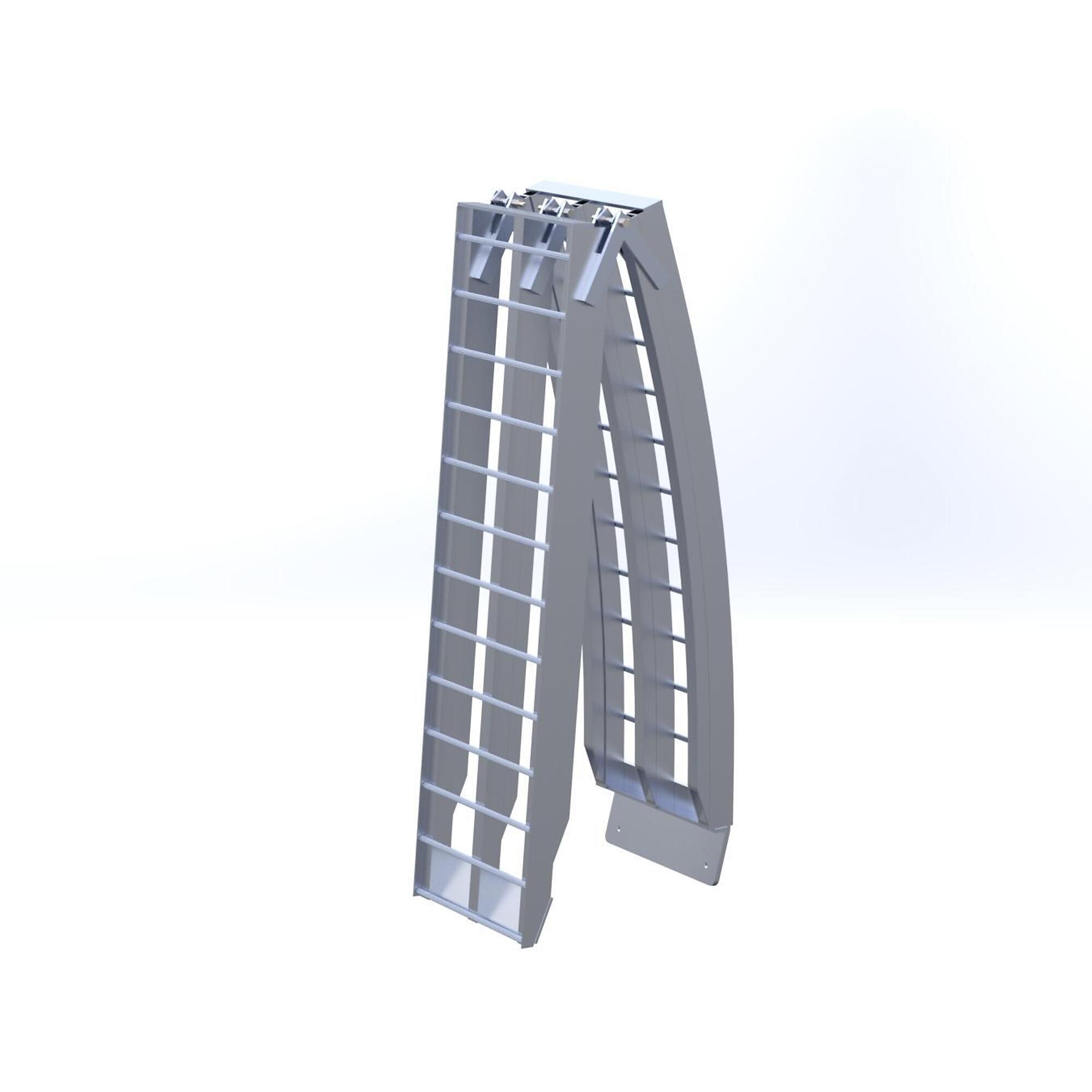 Five Star Manufacturing, Aluminum Arch Folding Ramp Pair 8ft.x12in.3000 ...