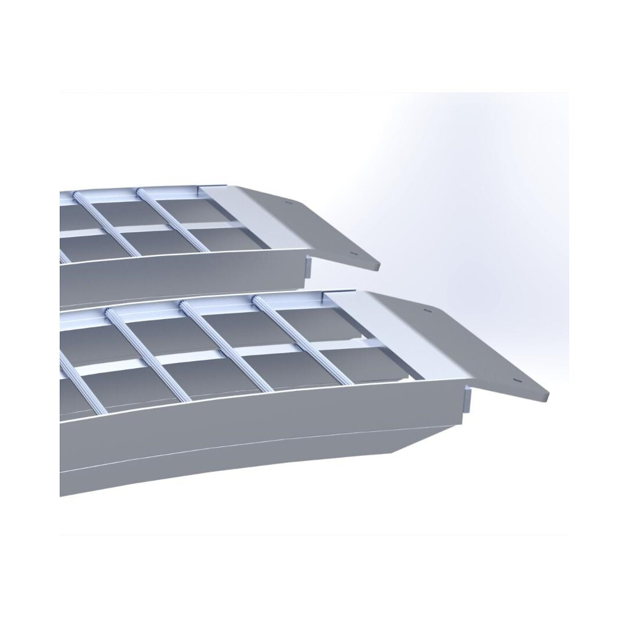 Five Star Manufacturing, Aluminum Arch Folding Ramp Pair 8ft.x12in.3000 ...