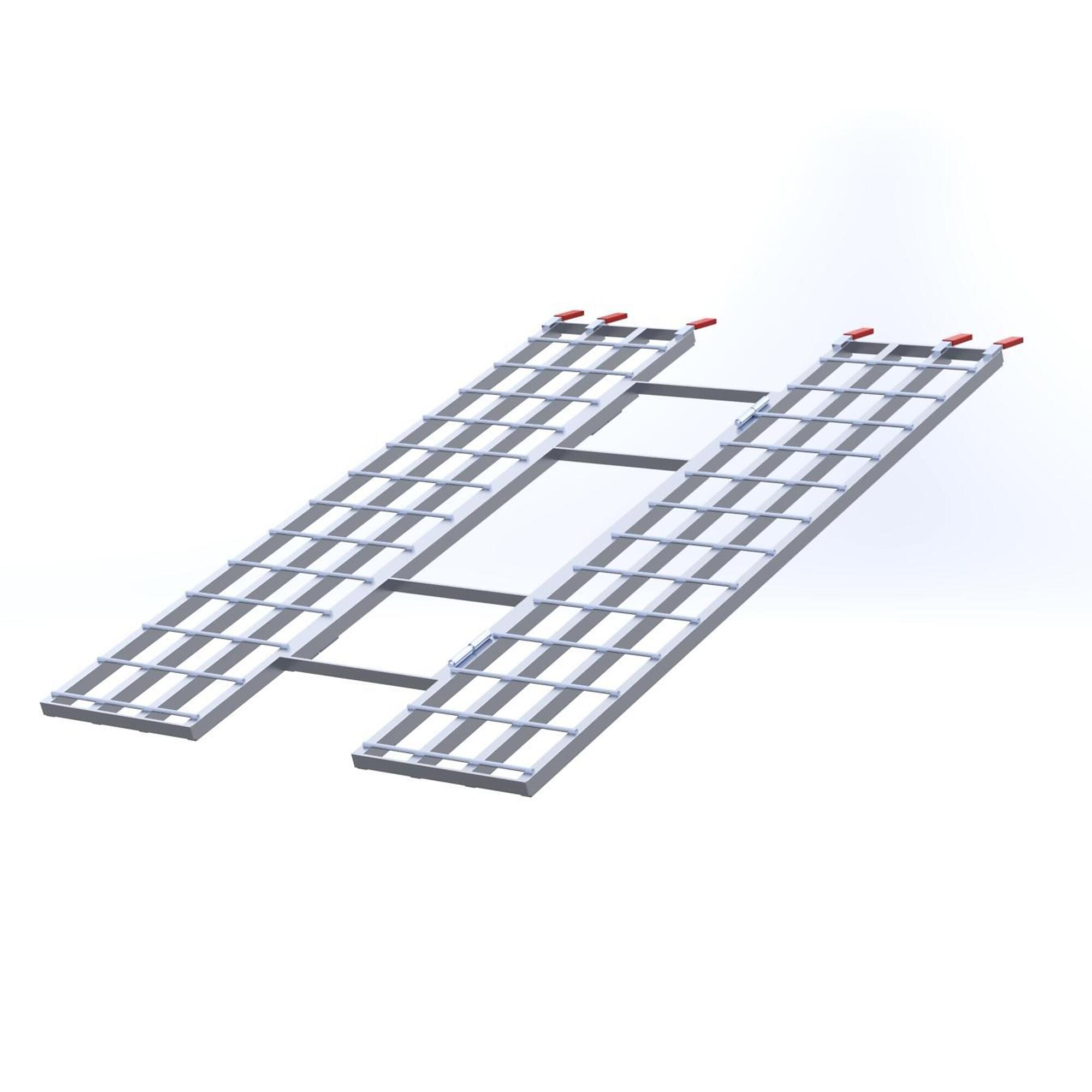 Five Star Manufacturing, Aluminum Trifold Ramp 6ft.10in.x51in.1500 lb ...