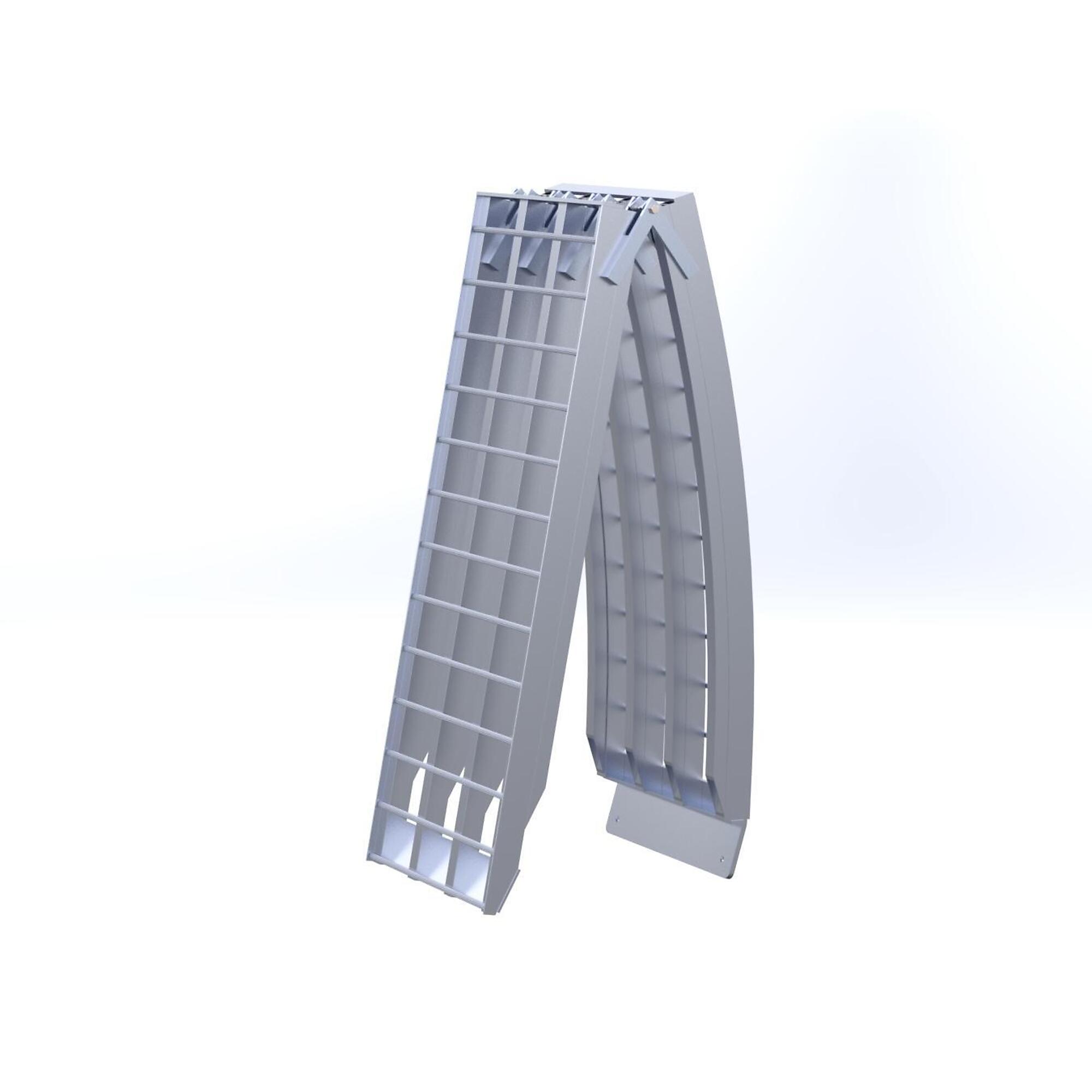 Five Star Manufacturing, Aluminum Arch Folding Ramp Pair 7ft.4in.x16in ...