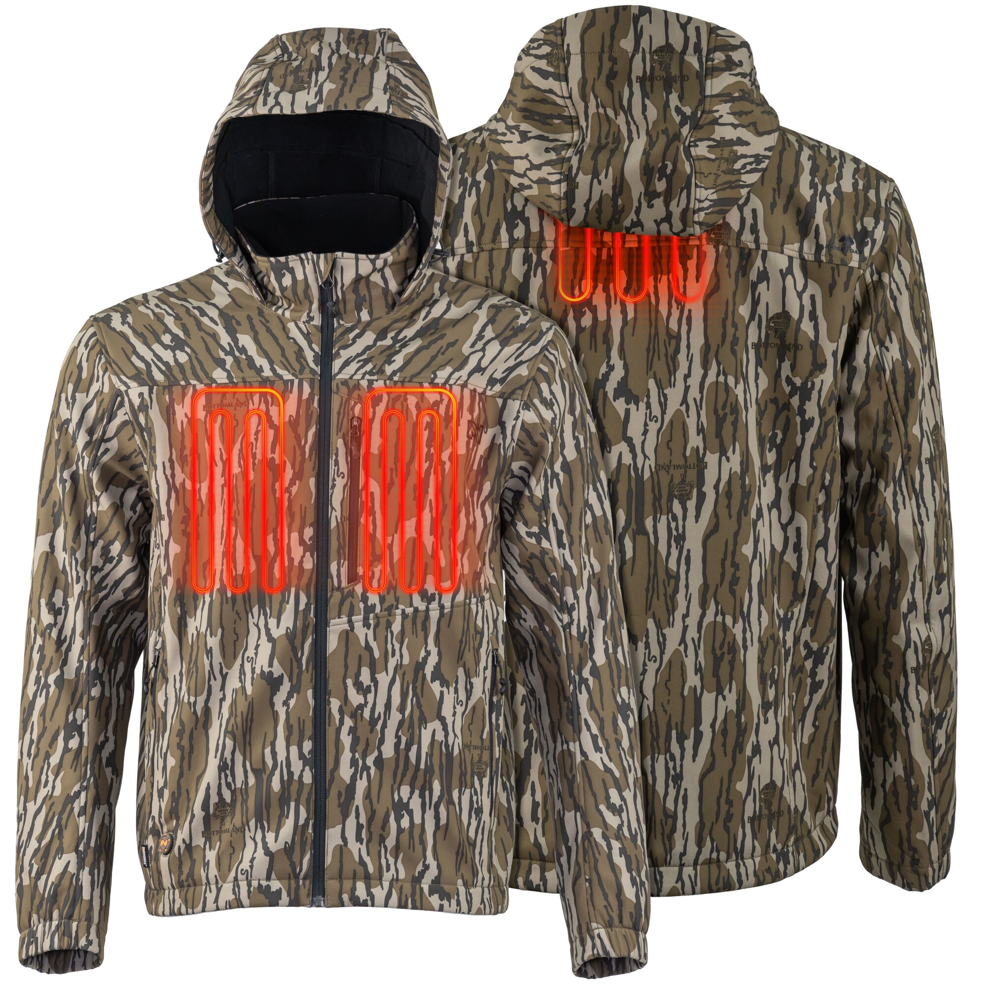 Fieldsheer, Men's BLX Mossy Oak Heated Jacket, Size 3XL, Color BLX Camo ...