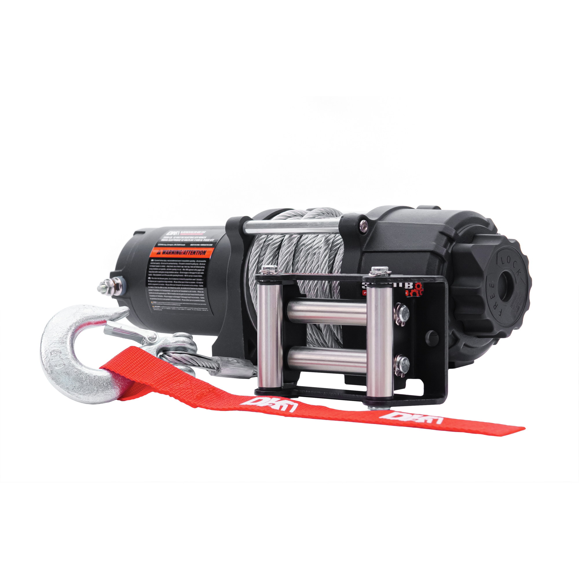DK2 3.5k lb Electric Winch -Steel Cable, Capacity (Line Pull) 3500 lb ...