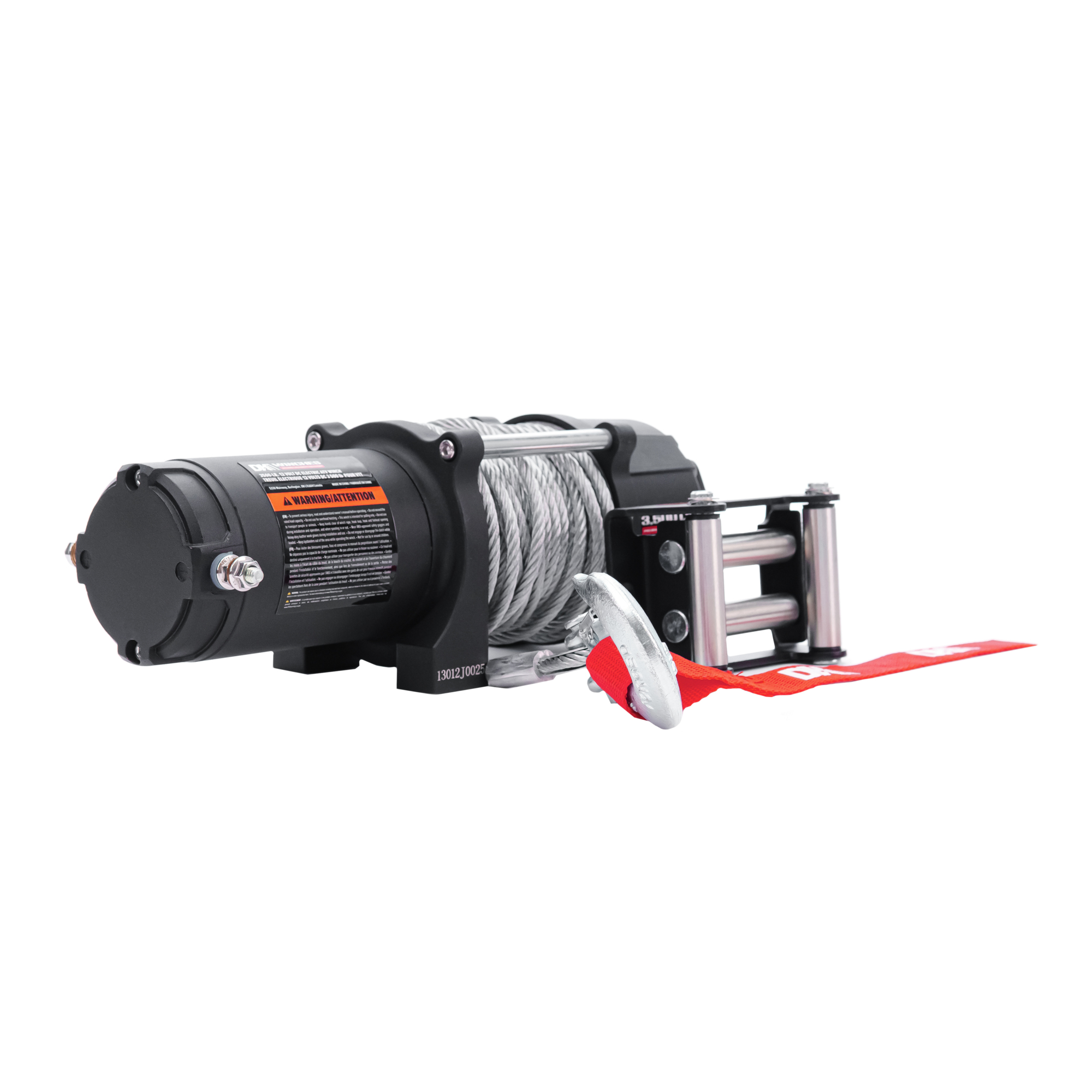 DK2 3.5k lb Electric Winch -Steel Cable, Capacity (Line Pull) 3500 lb ...