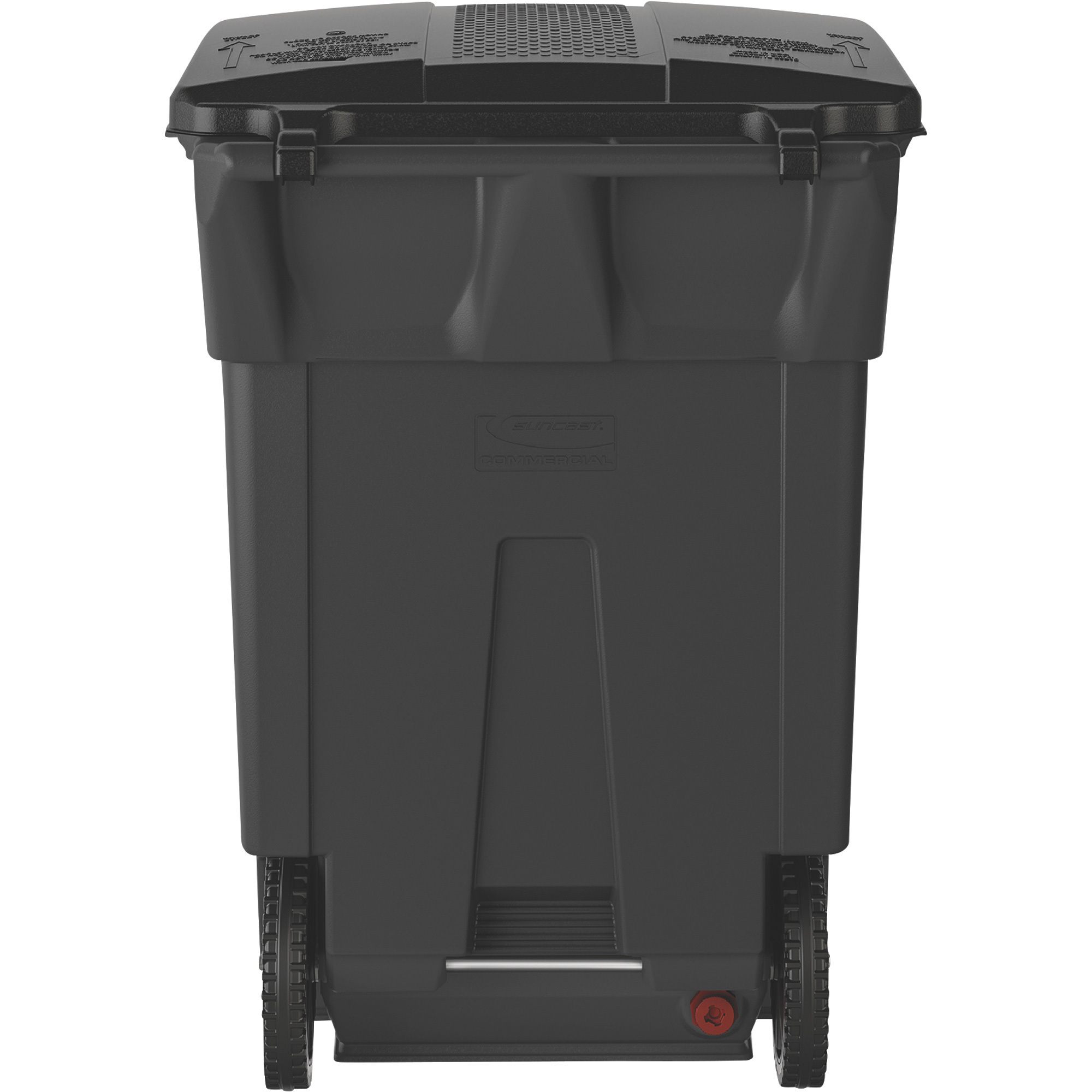 Suncast Wheeled 96-Gallon Trash Can, Gray, Model# BMTCW96 | Northern Tool