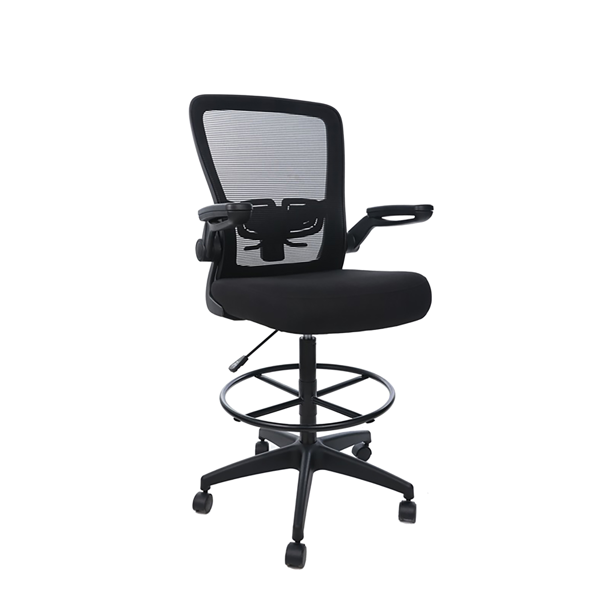 Norstar BOSS, Black Mesh, Flip Arm, Stool, Included (qty.) 1 Model ...