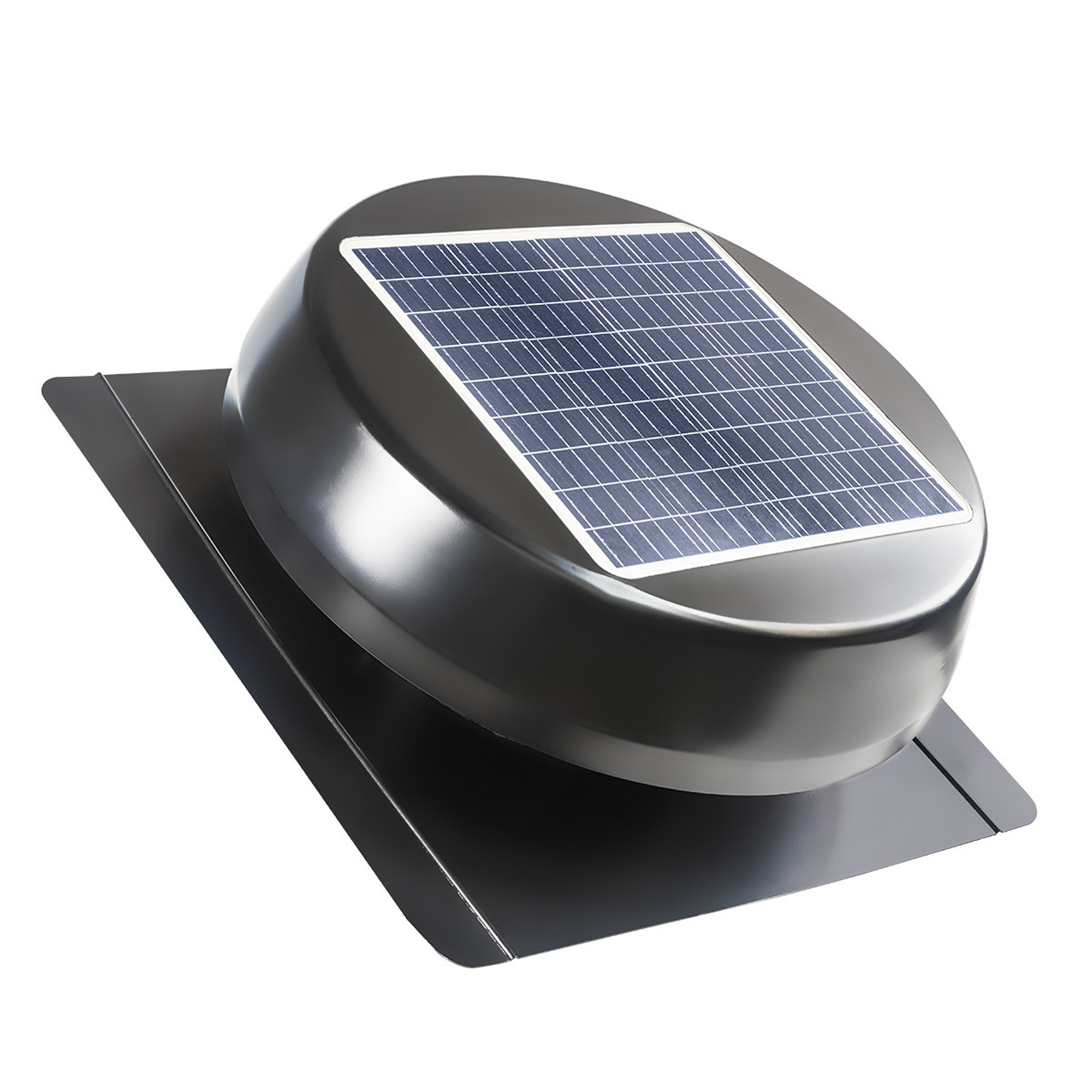 Maxx Air, 1030 CFM Solar Roof Attic Fan with 25W Panel, Air Delivery ...