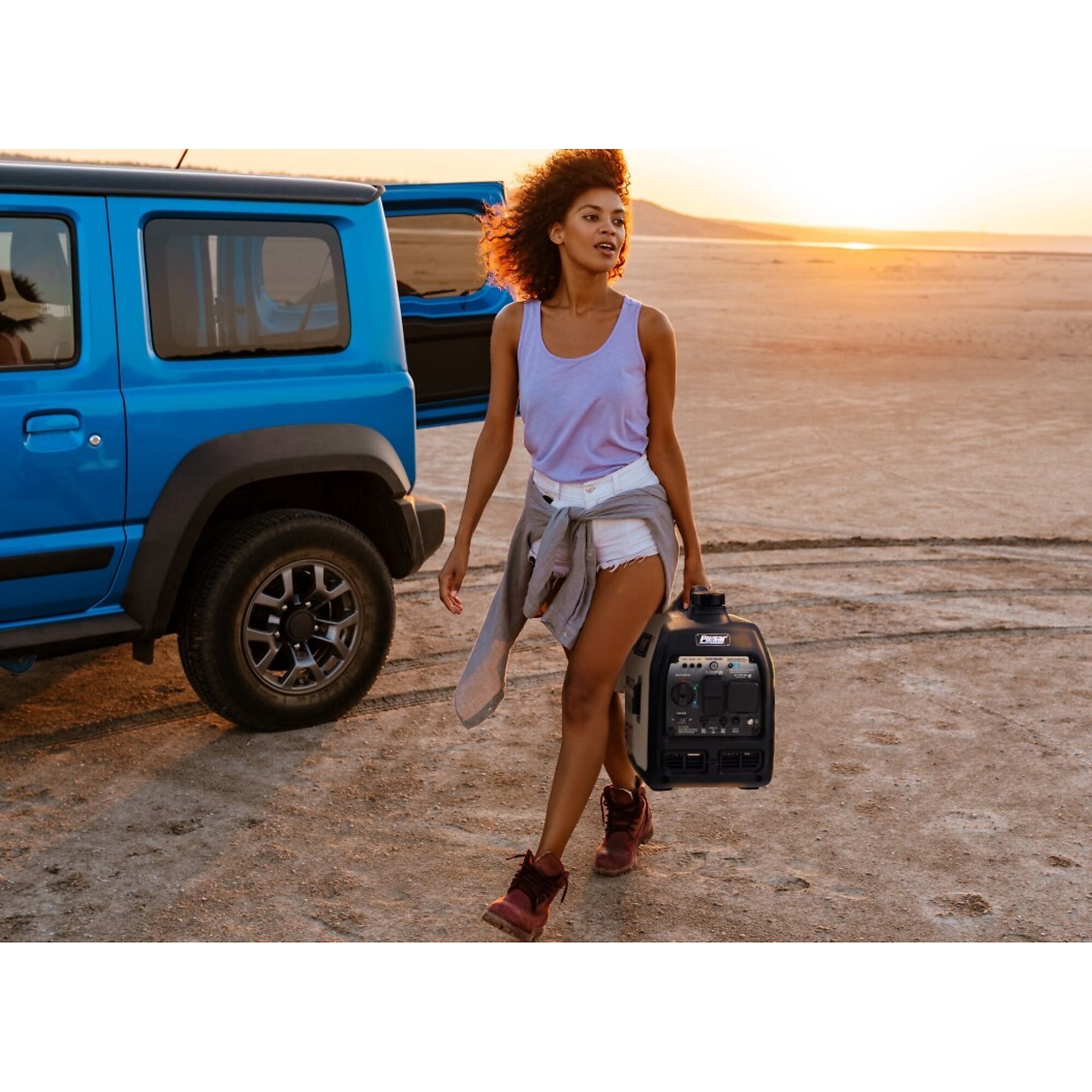 Pulsar, 4000/3200w Inverter Generator w/CO Sentry, Surge Watts 4000 ...