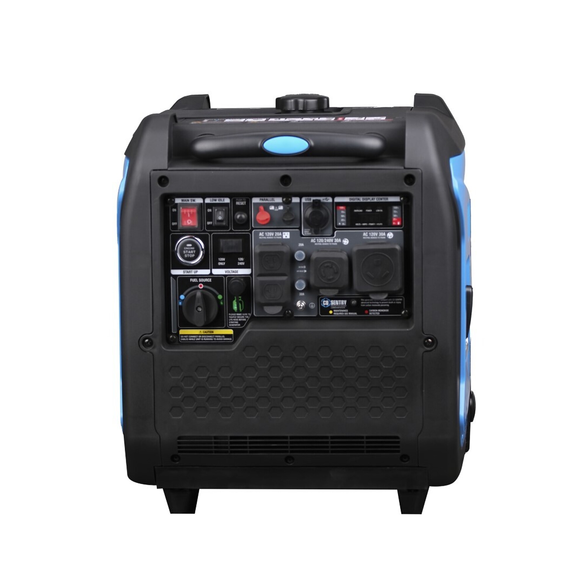 Pulsar 7,250-Watt Super Quiet Dual Fuel Inverter Generator with Remote ...