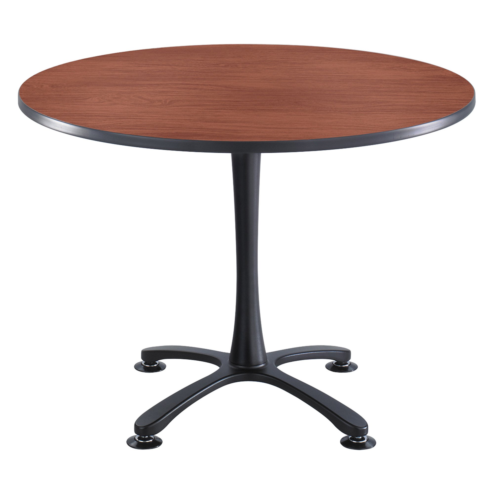 Safco Cha-Cha 42in. Round Sitting-Height Table with X-Style Base – Gray ...