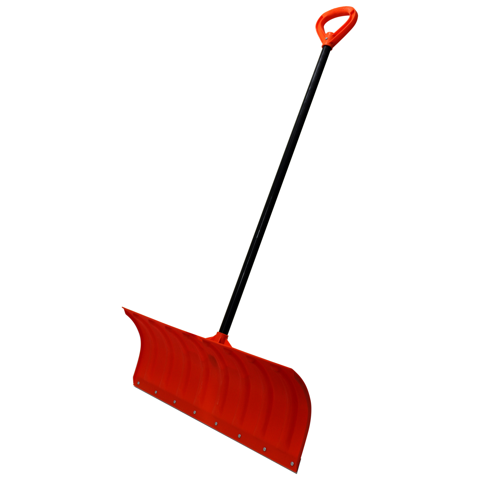 Emsco BigFoot, 25in. Pusher Snow Roller Shovel, Metal D Grip Handle ...