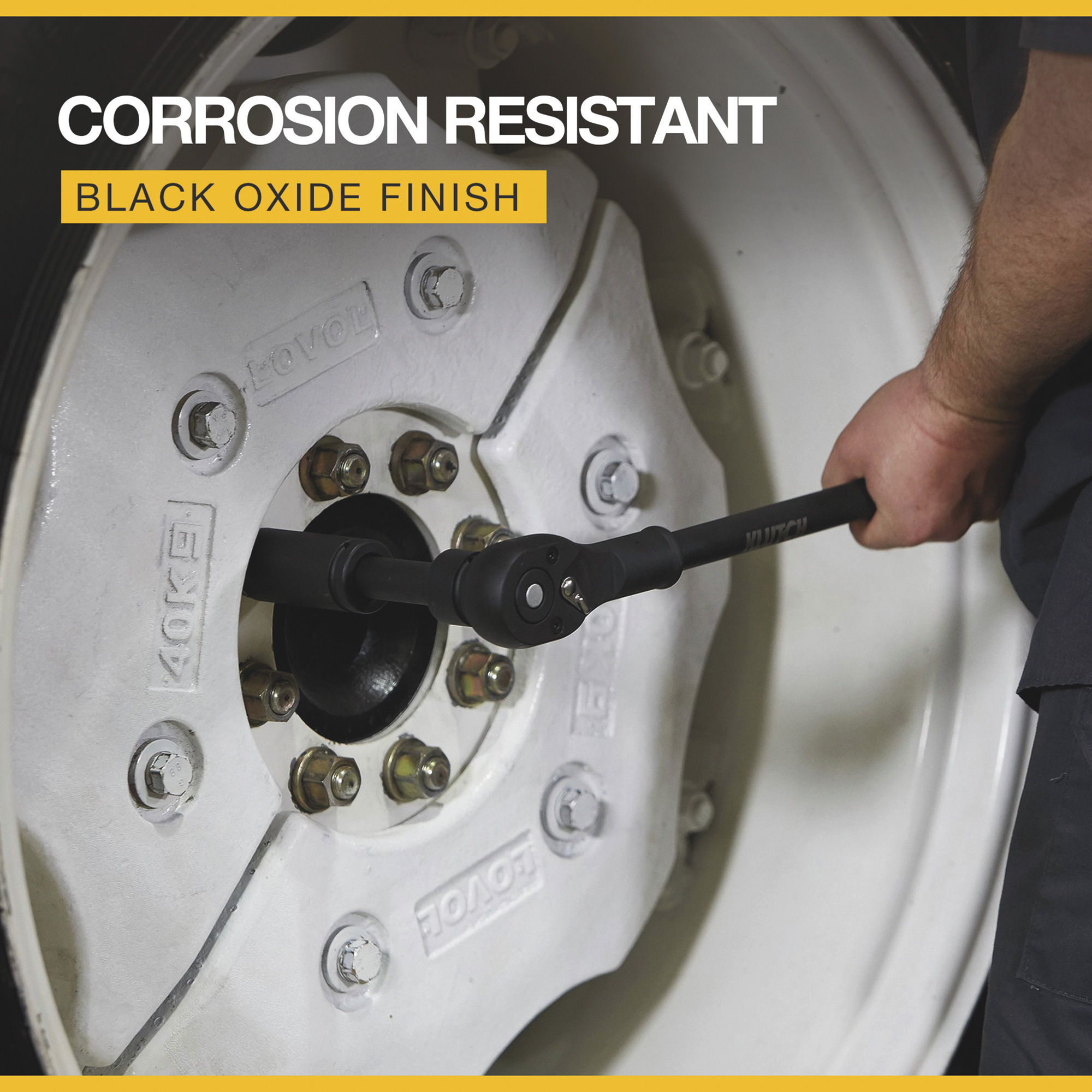 Klutch Jumbo Ratchet and Impact Socket Set, 21-Pcs., 3/4in. Drive, Deep ...