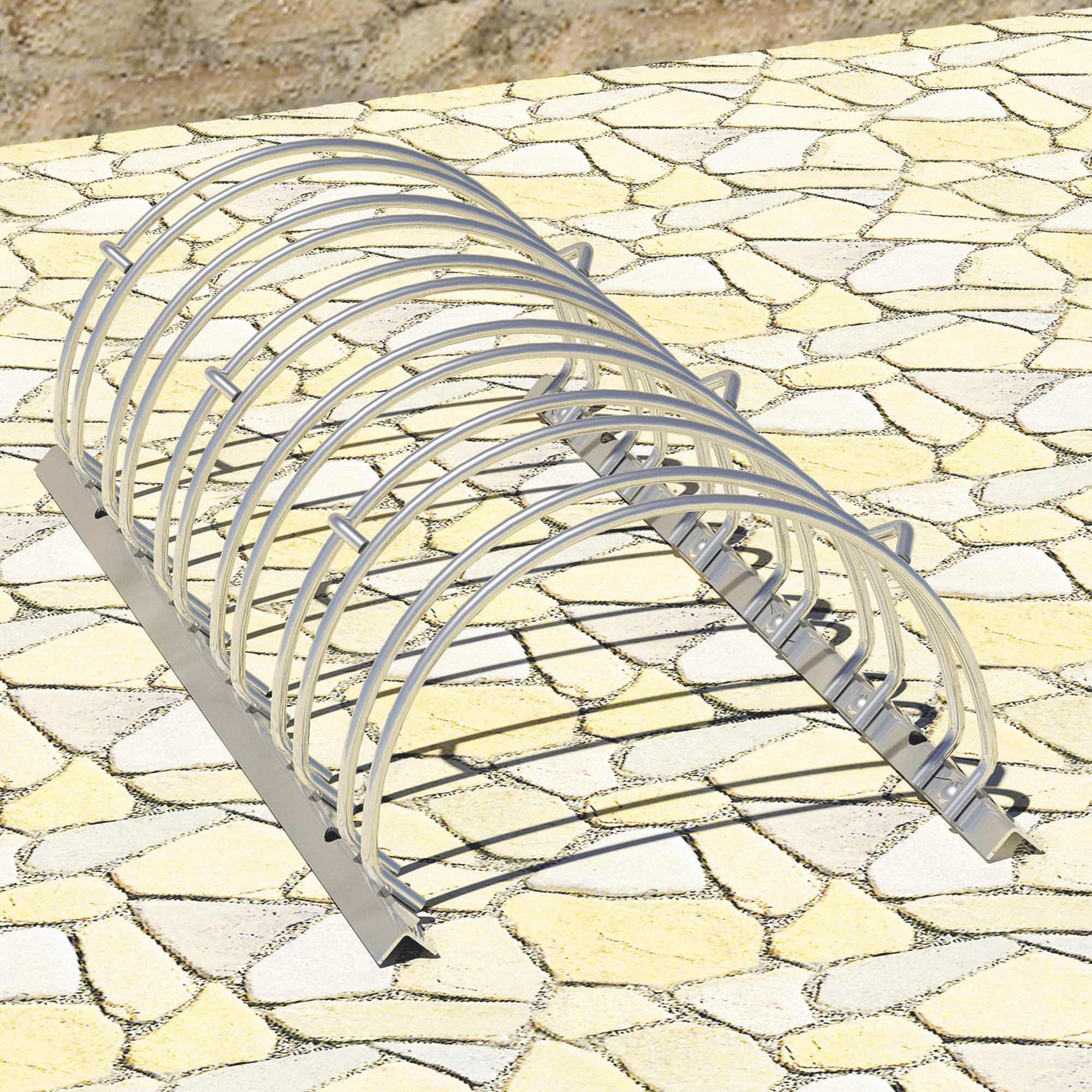 Pilot Rock Bike Rack, 6-Stall, Double-Sided, Model# BR6DS | Northern Tool