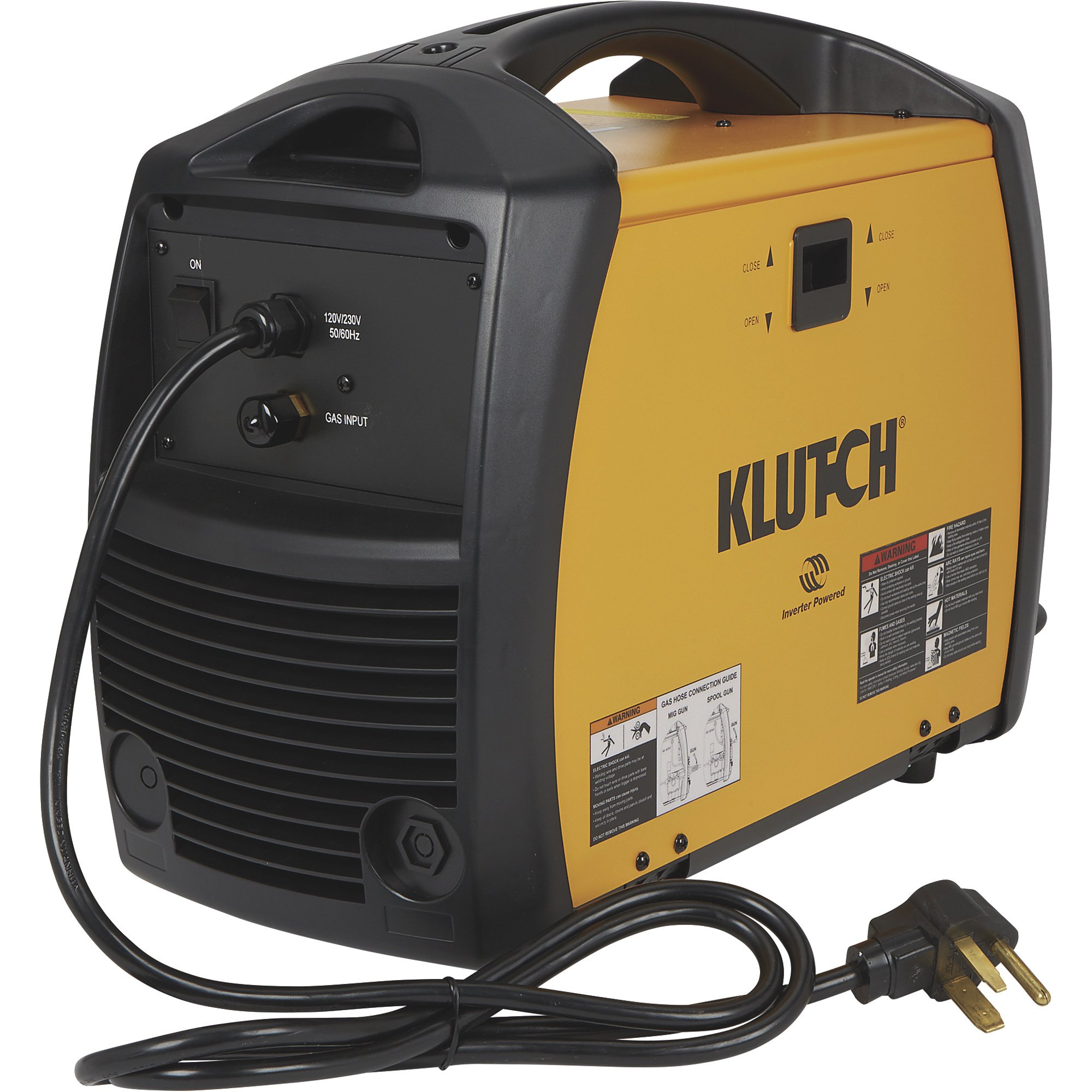 Klutch MIG Welder with Multi-Processes, Spool Gun, LCD Display and Dual ...