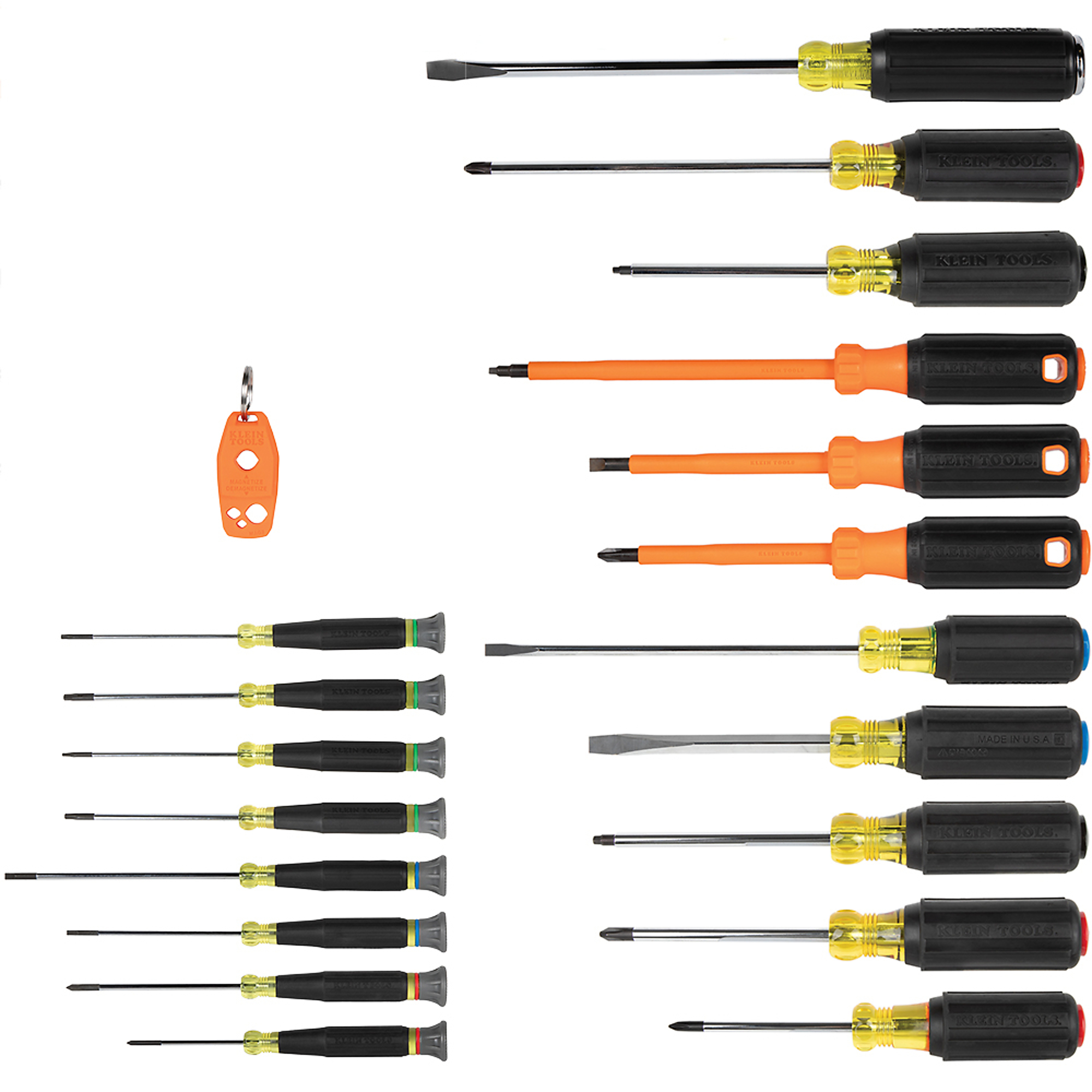 Klein Tools, Color-Coded Screwdriver Set, 20-Piece, Drive Type ...