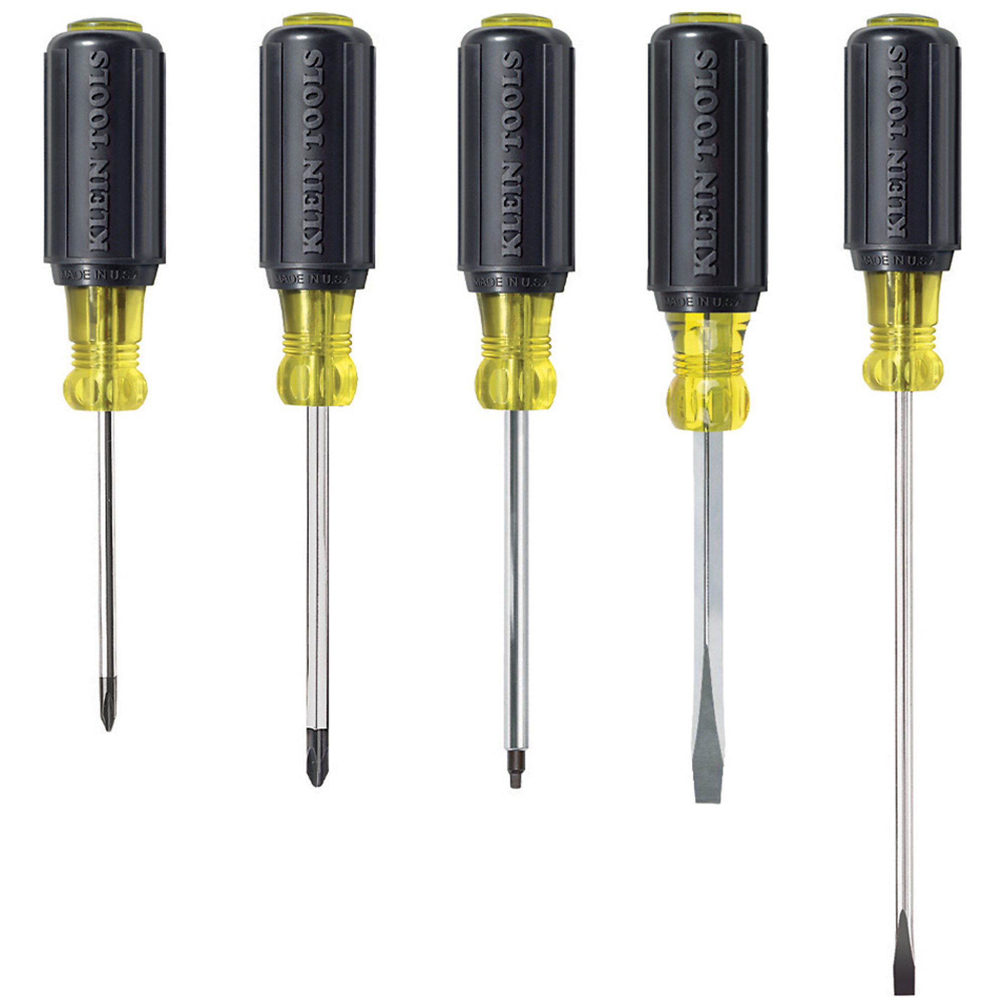 Klein Tools, Screwdriver Set, 5-Piece, Drive Type Combination, Model ...