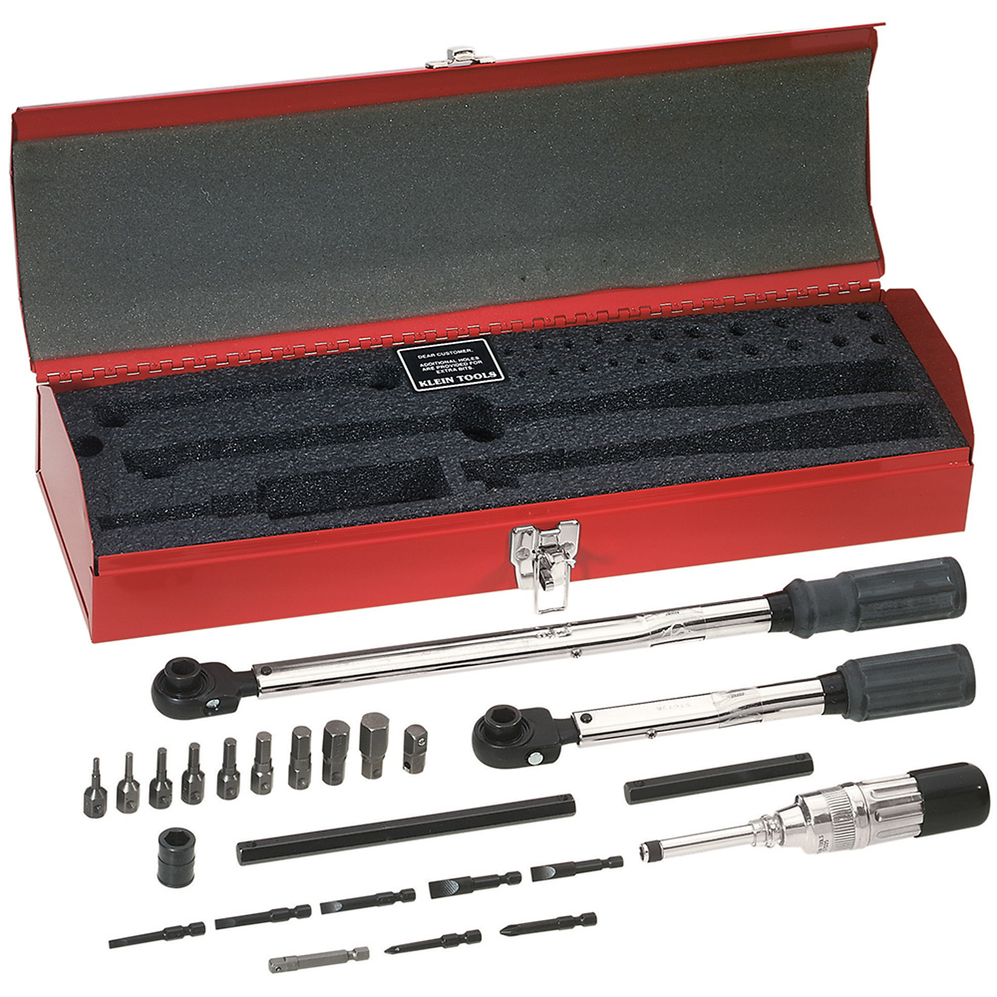 Klein Tools, Master Electrician's Torque Wrench Set, 25-Piece, Pieces ...