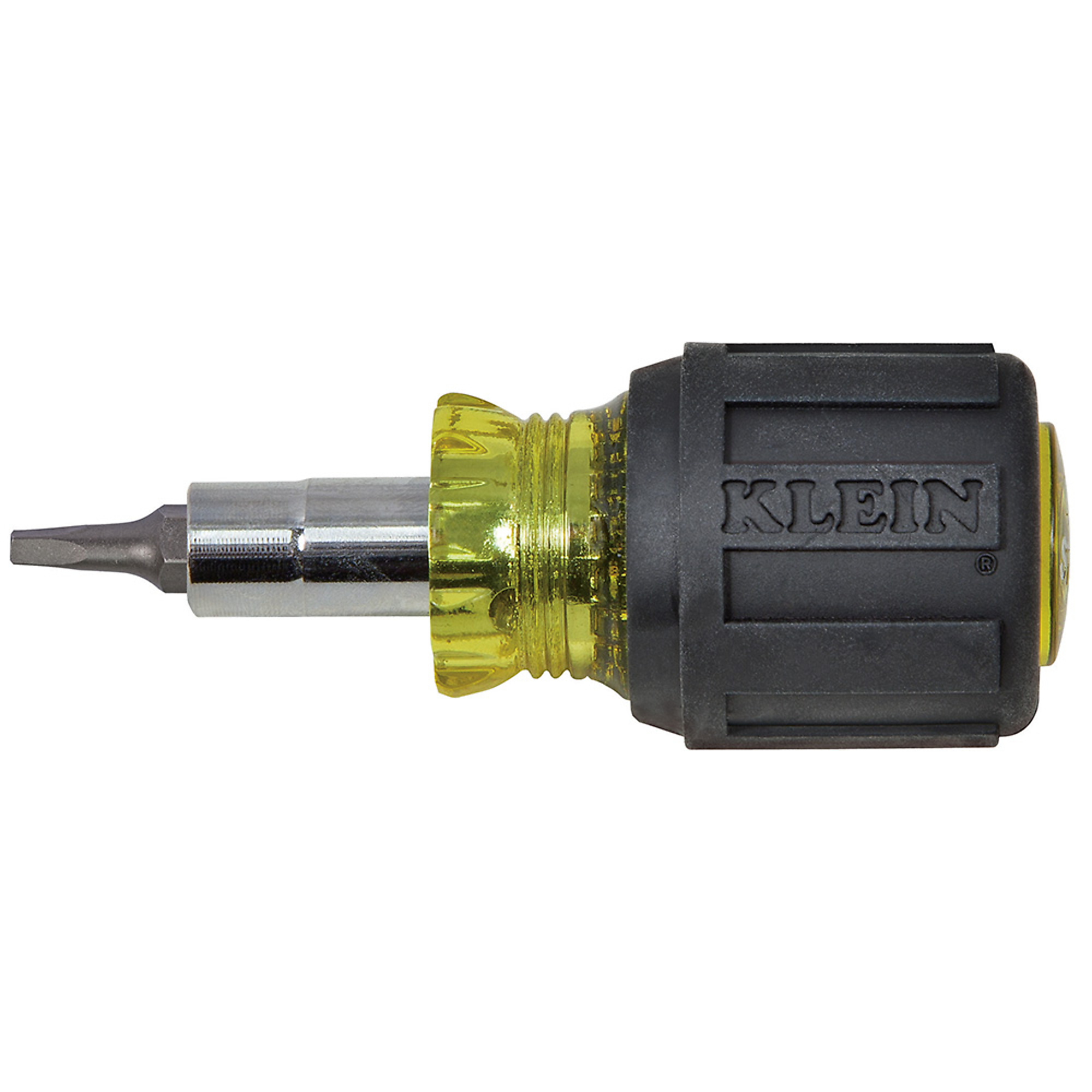 Klein Tools, Multi-Bit Screwdriver / Nut Driver, 6in.-1 Stubby, Drive ...