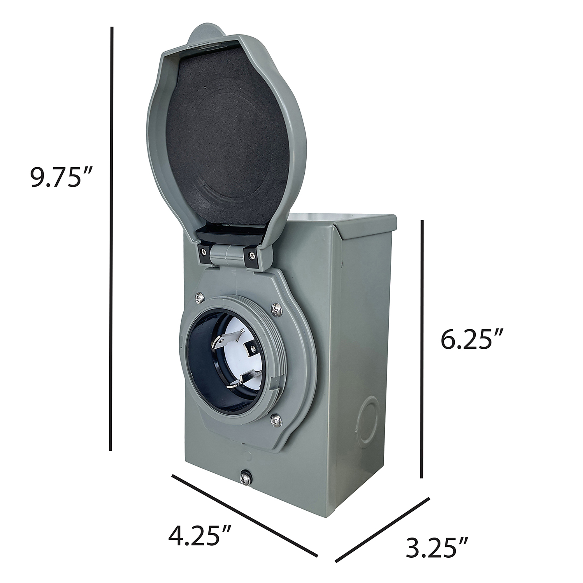 Sportsman Series, 30 Amp Generator Power Inlet Box, Amps 30 Volts 125 ...
