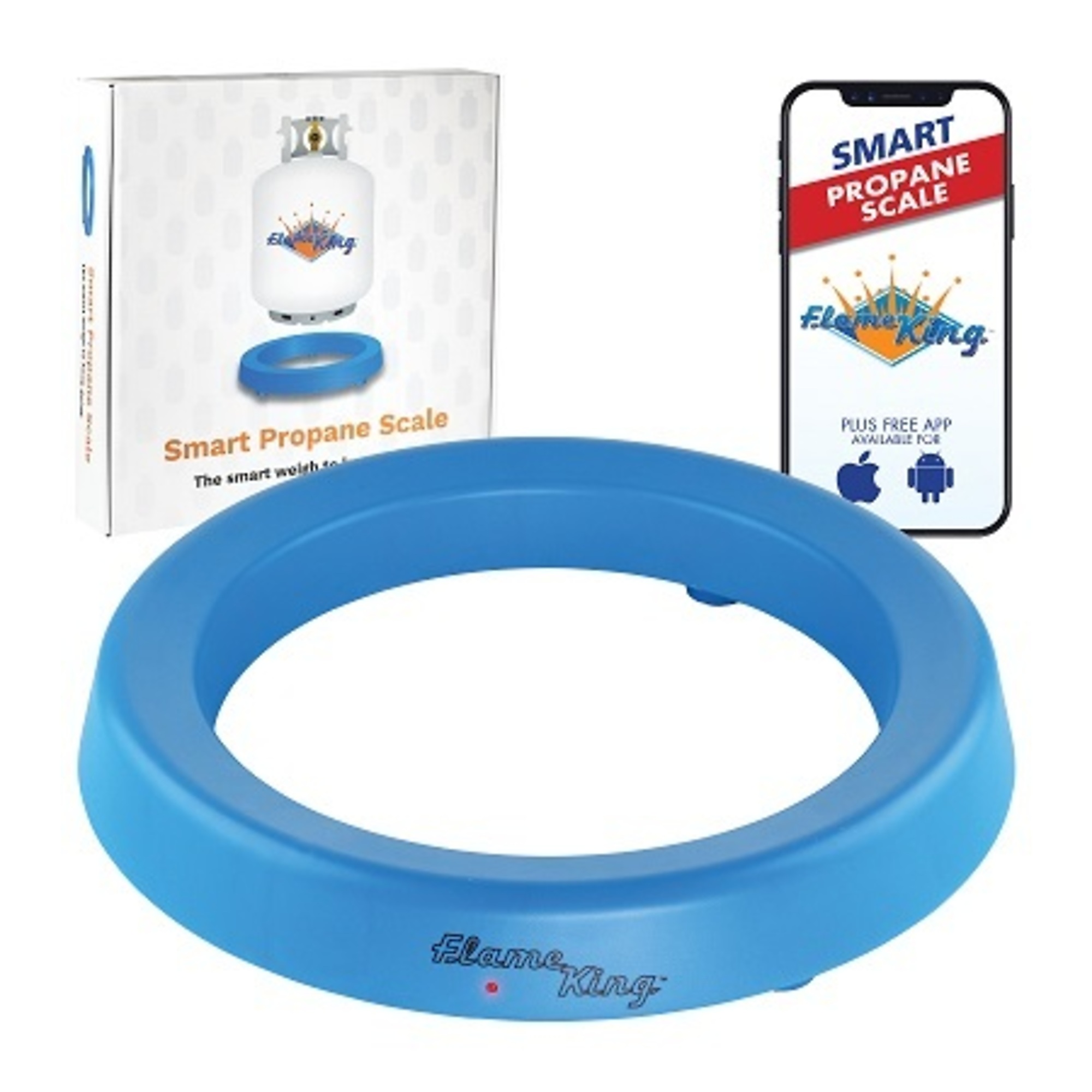 Flame King, Smart Wireless Propane Tank Scale, Included (qty.) 1 ...