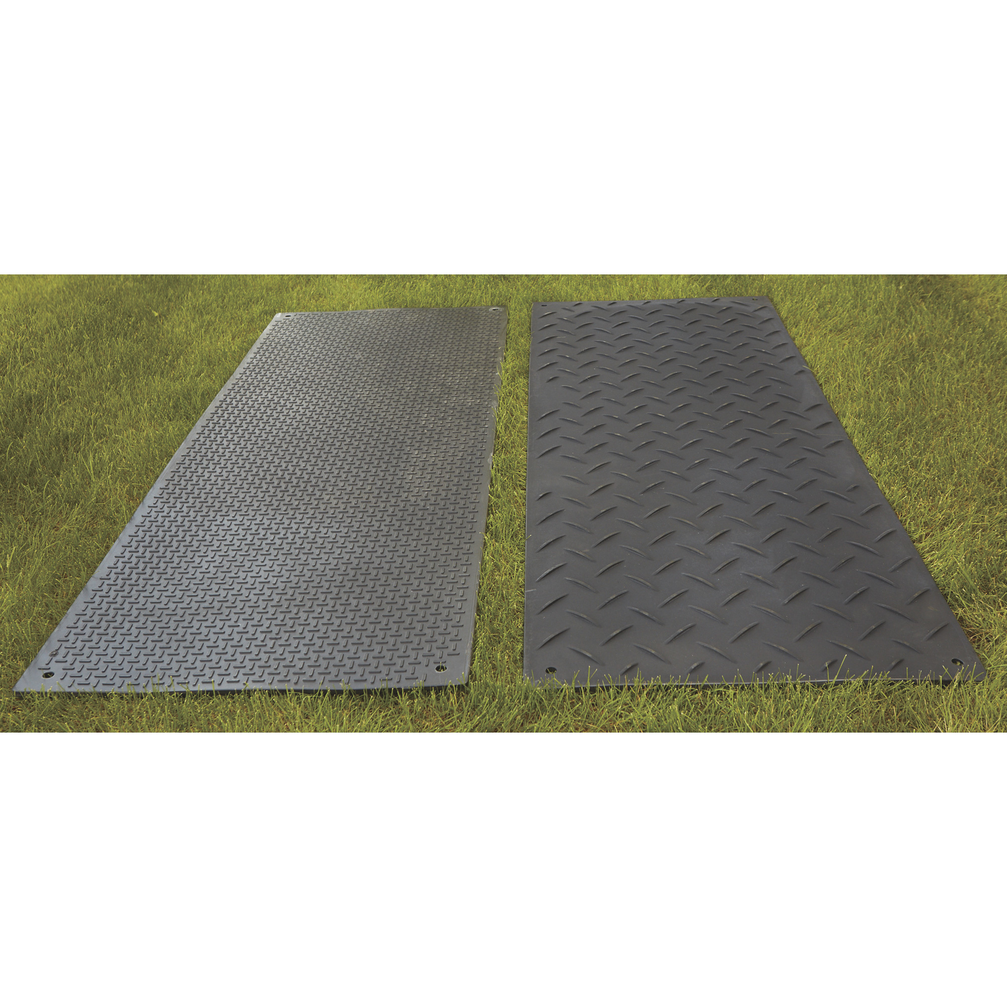 Checkers VersaMat Ground Protection Mat, Black, 3ft.W x 8ft.L, Diamond ...