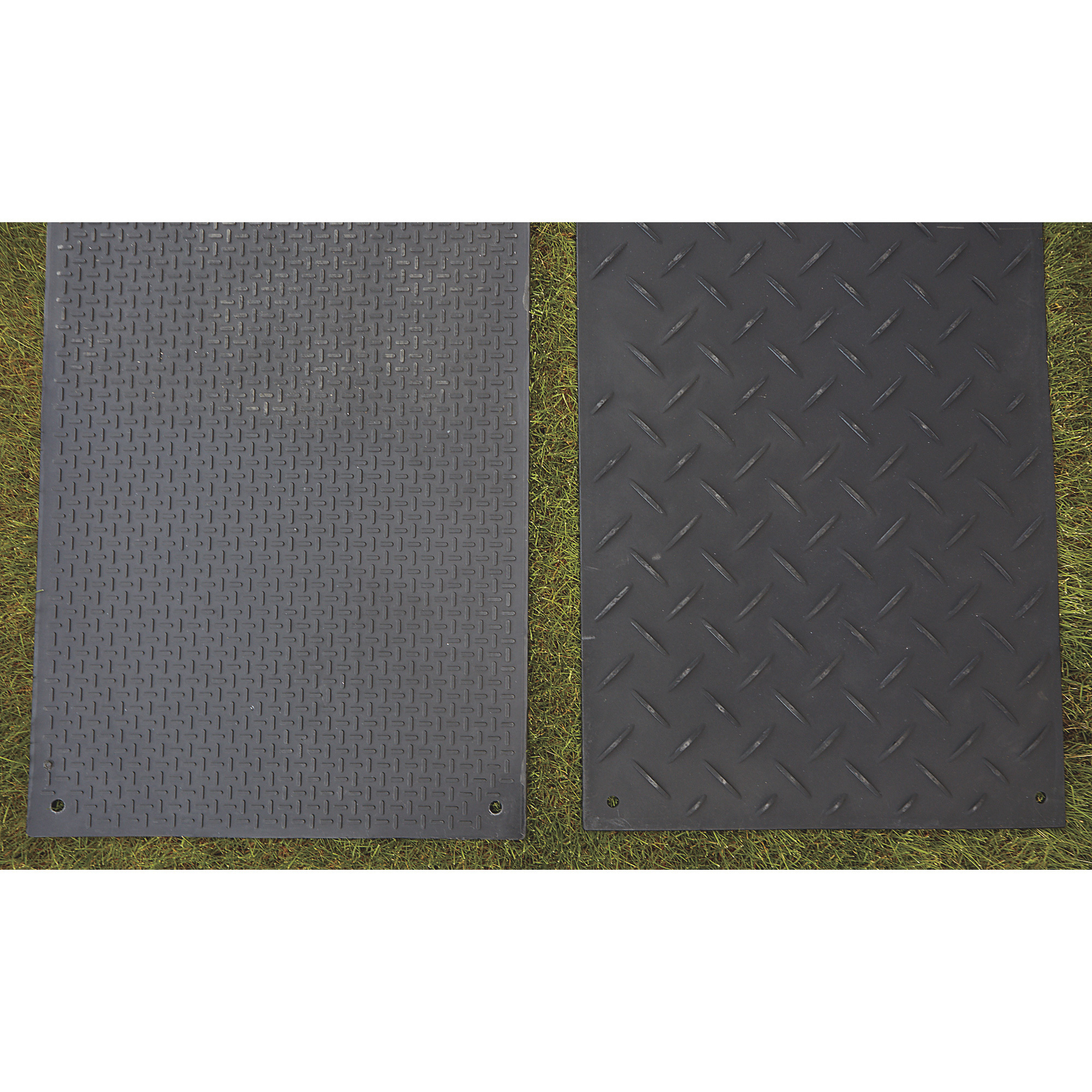 Checkers VersaMat Ground Protection Mat, Black, 3ft.W x 8ft.L, Diamond ...