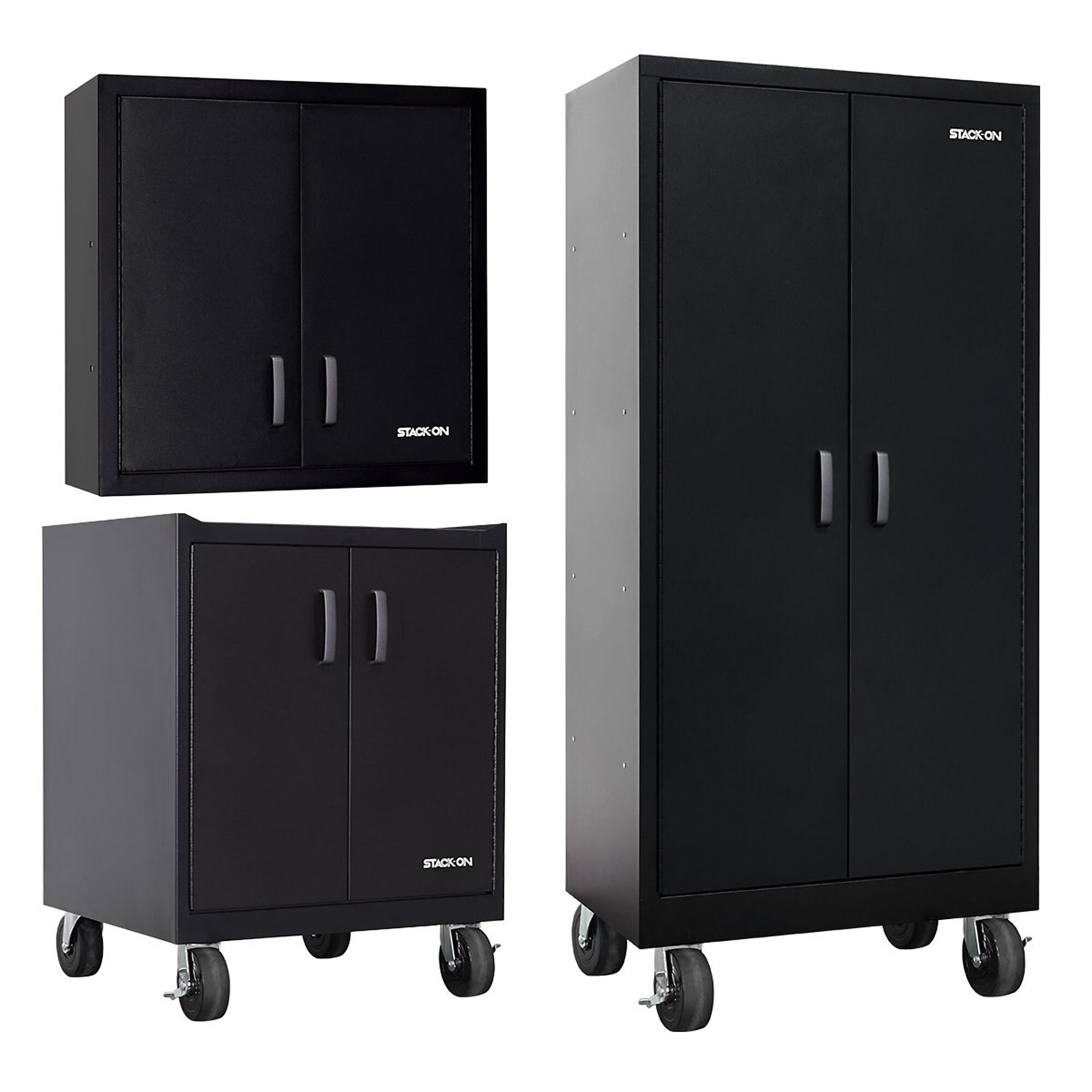 Stack-On Garage Storage Kit - 3-Piece, 48in. x 65in. x 40in., Steel ...