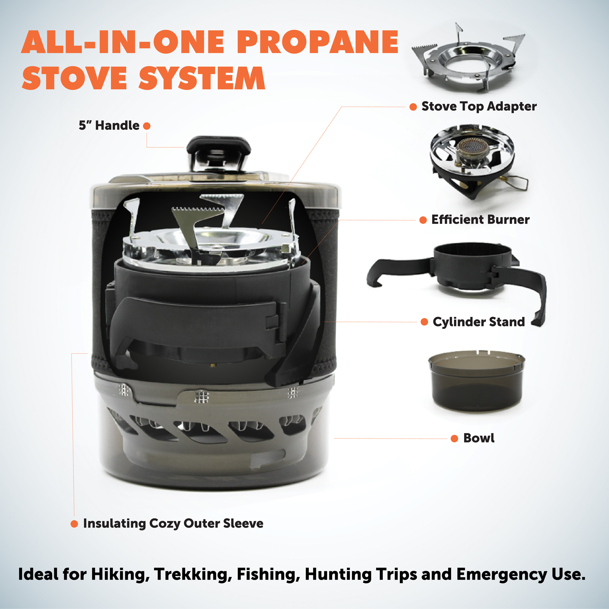 Flame King, Pro-BoilStove Cooking System, Fuel Type Propane, Model# FK ...