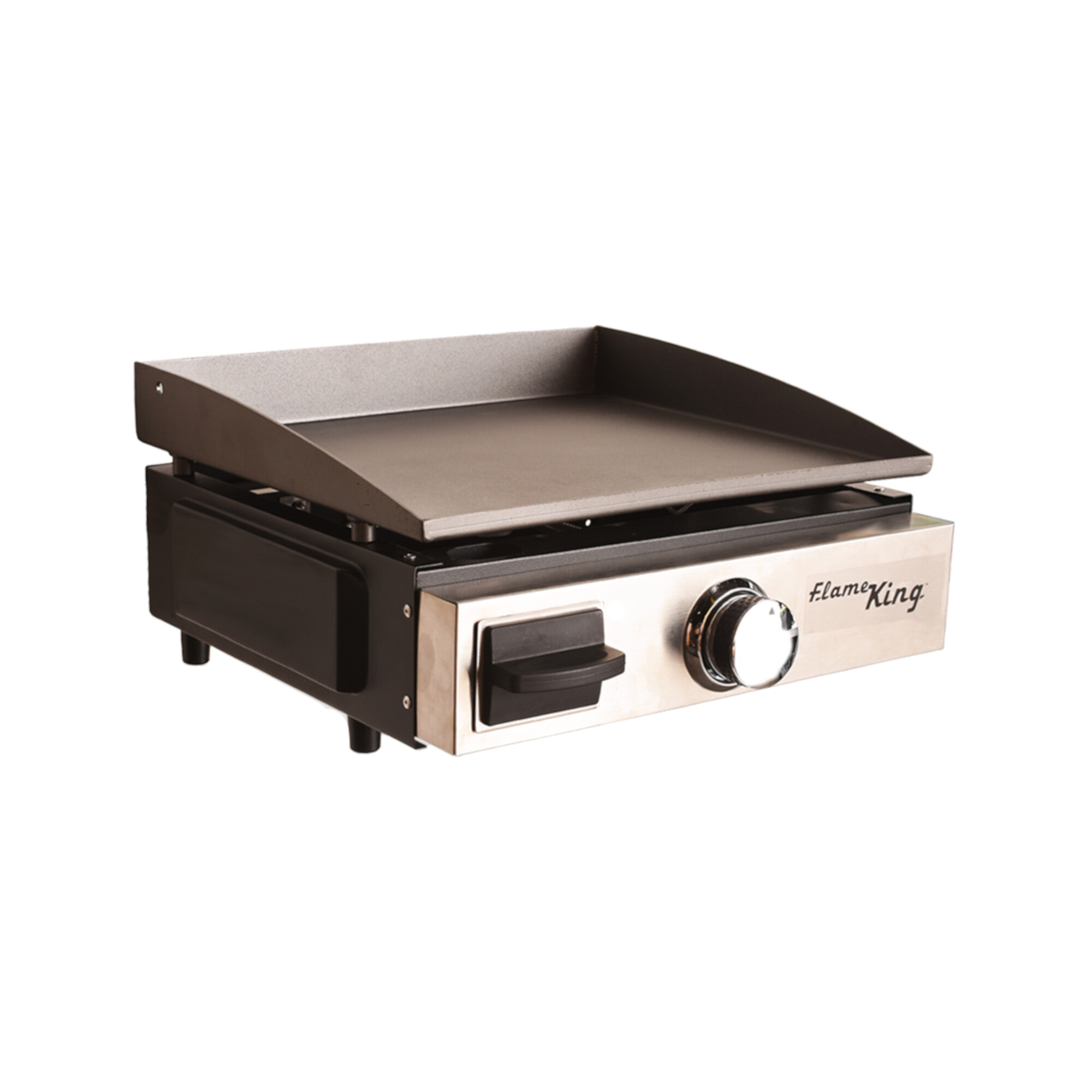 Flame King, Flat Top Portable Propane Cast Iron Griddle, Fuel Type ...