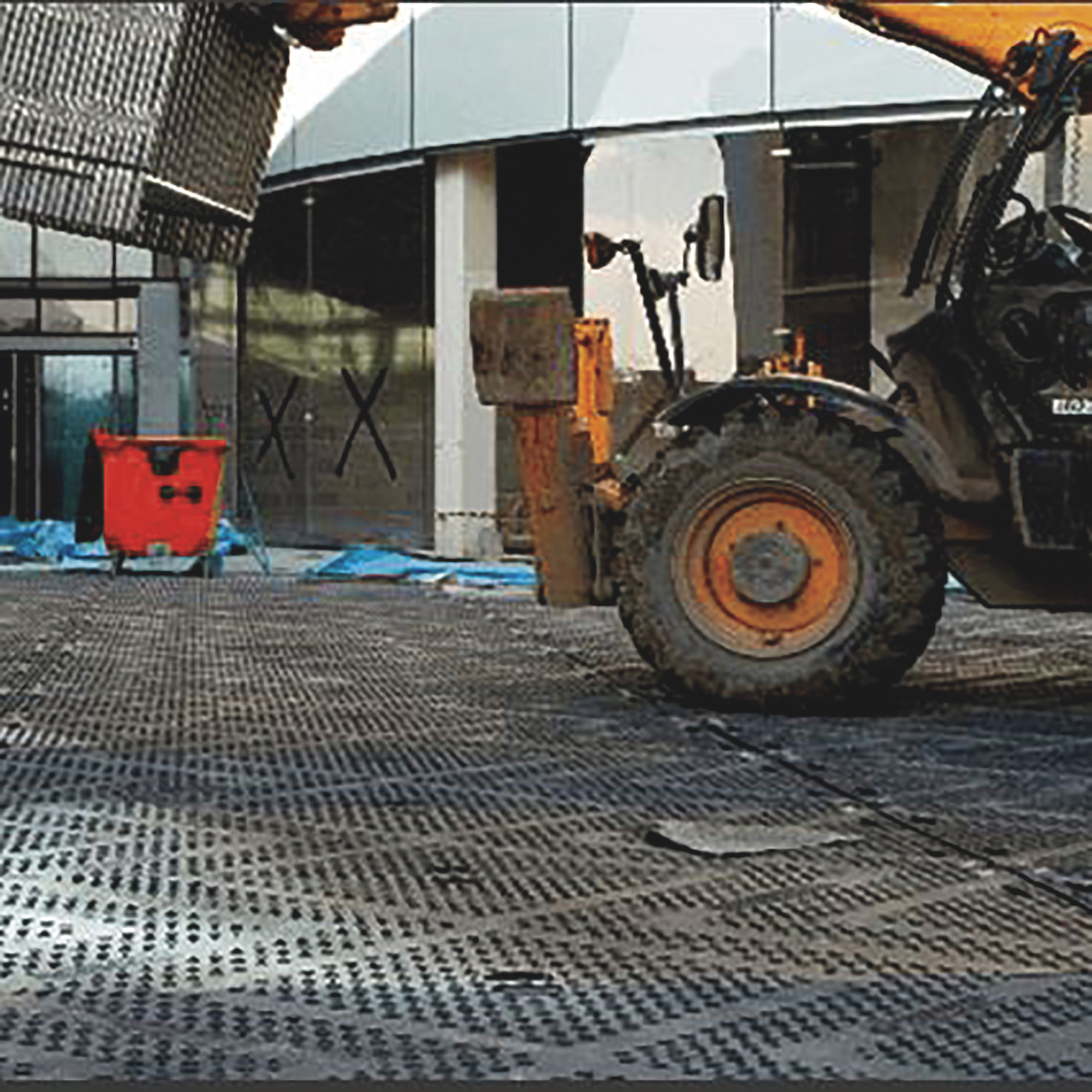 Checkers LibertyMat Medium-Duty Ground Cover Mat, Black, 8ft.Lx 4ft.W ...