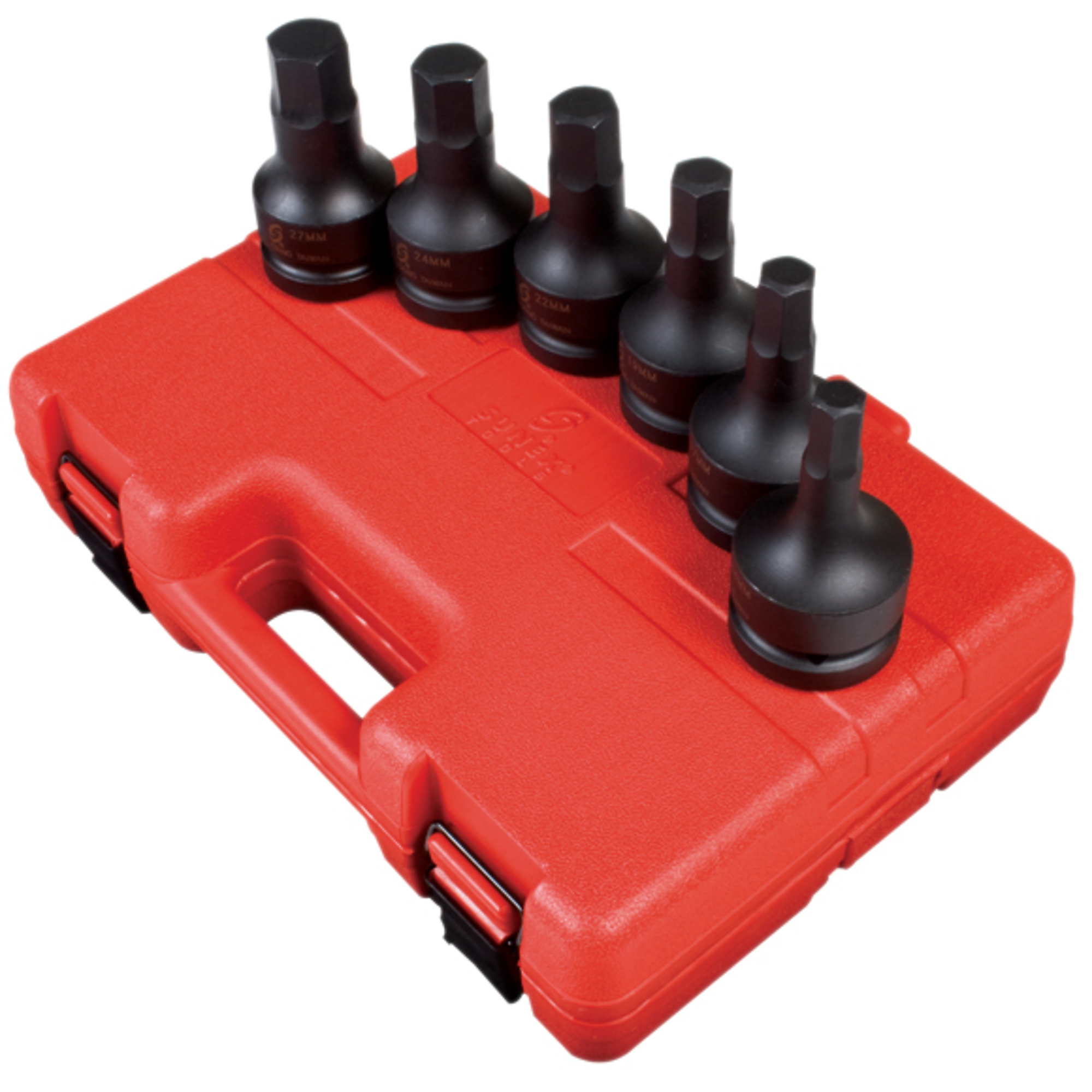 Sunex Tools Metric Hex Impact Bit Socket Set - 1in. Drive, 6-Piece, CR ...