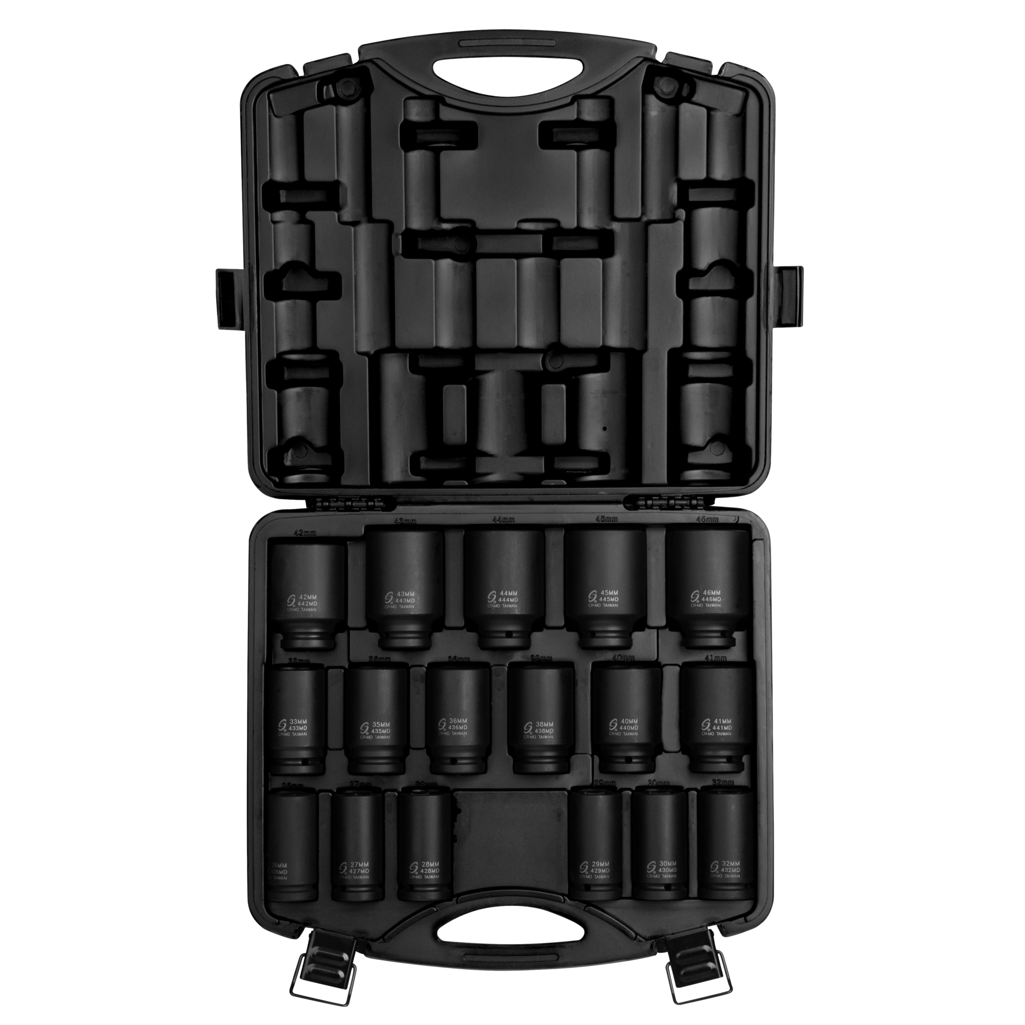 Sunex Tools, 3/4in. Dr Metric 6 Point Deep 17 Pc Impact Sockets, Pieces ...