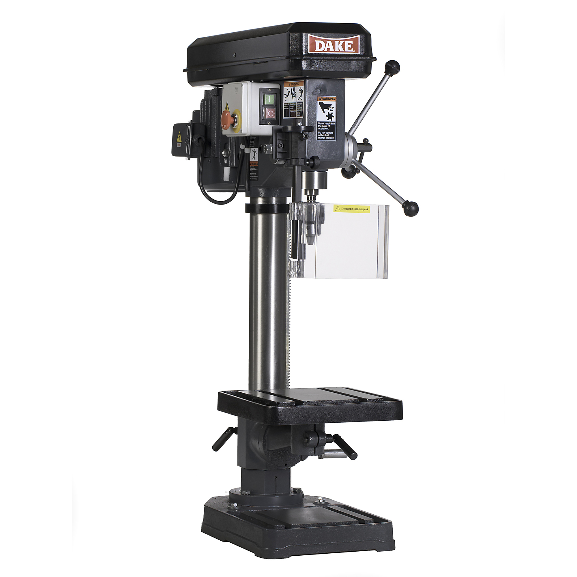Dake, Bench Drill Press 110V - 5/8in. Drill Capacity - 977100 Horsepower 1 HP, Volts 110 Model ...