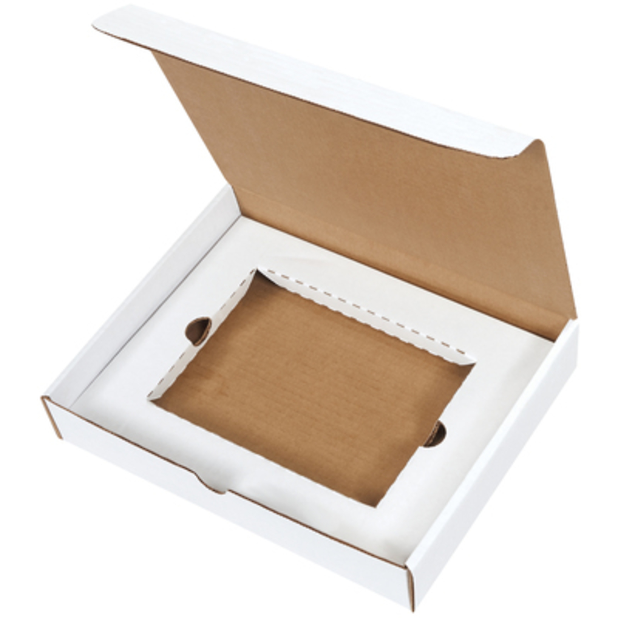 11 1/8 x 8 3/4 x 2in. White DVD L Mailer Kit 50/CS, Length 11.125 in ...