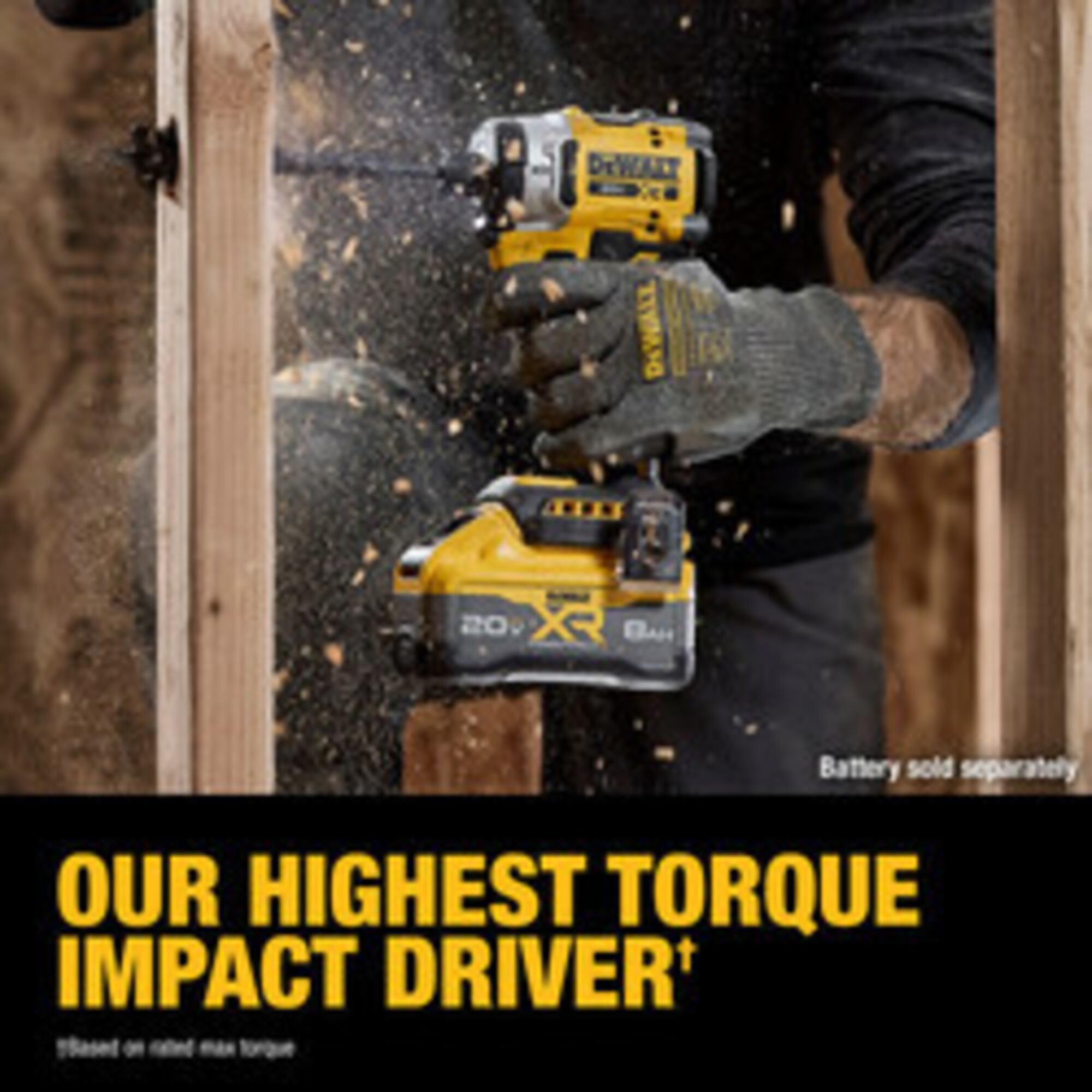 DEWALT 20V MAX Cordless 3-Speed High-Torque Impact Driver, 1/4in.-Drive ...