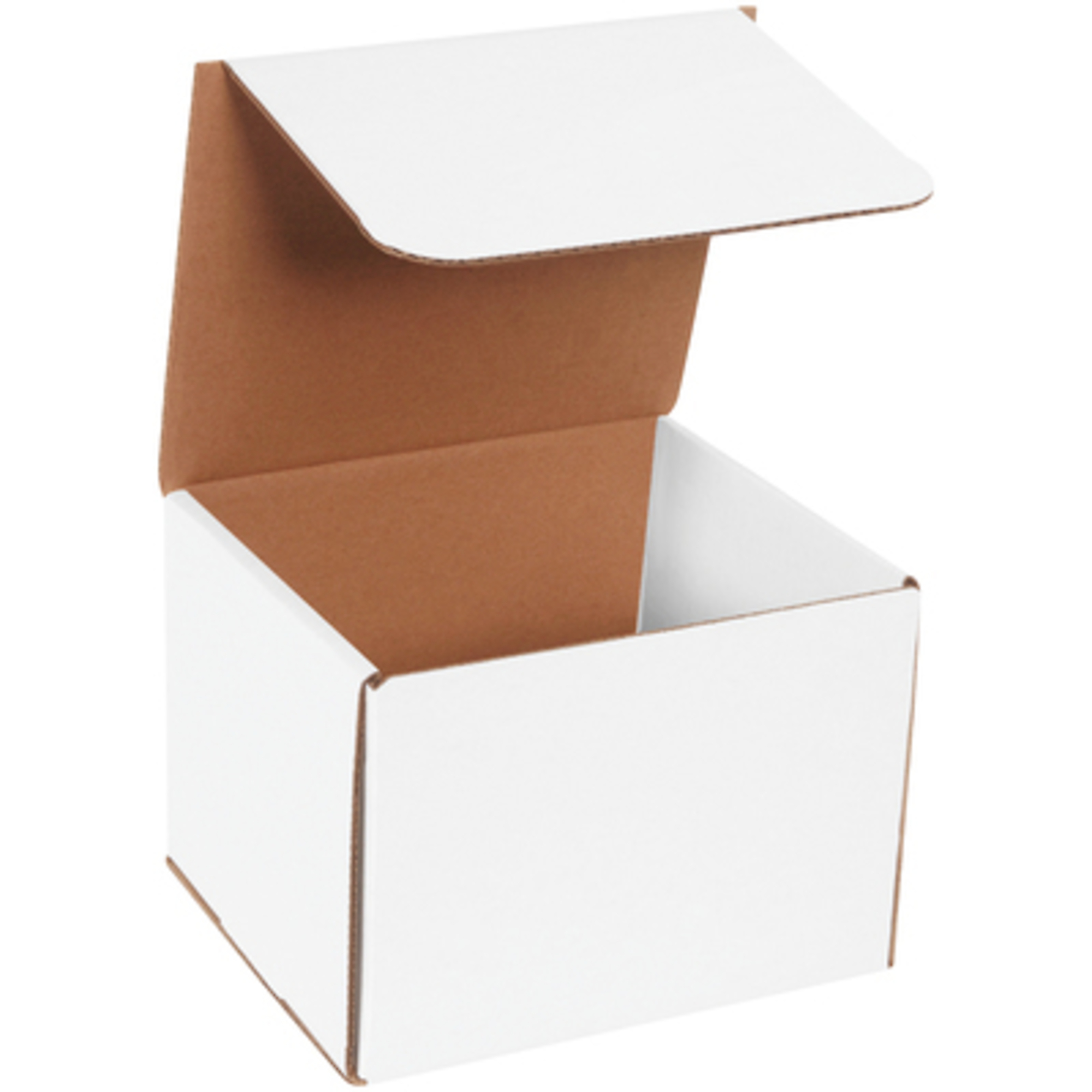 8 x 7 x 6in. White Corrugated Ms 50/CS, Length 8 in, Model# M876 ...