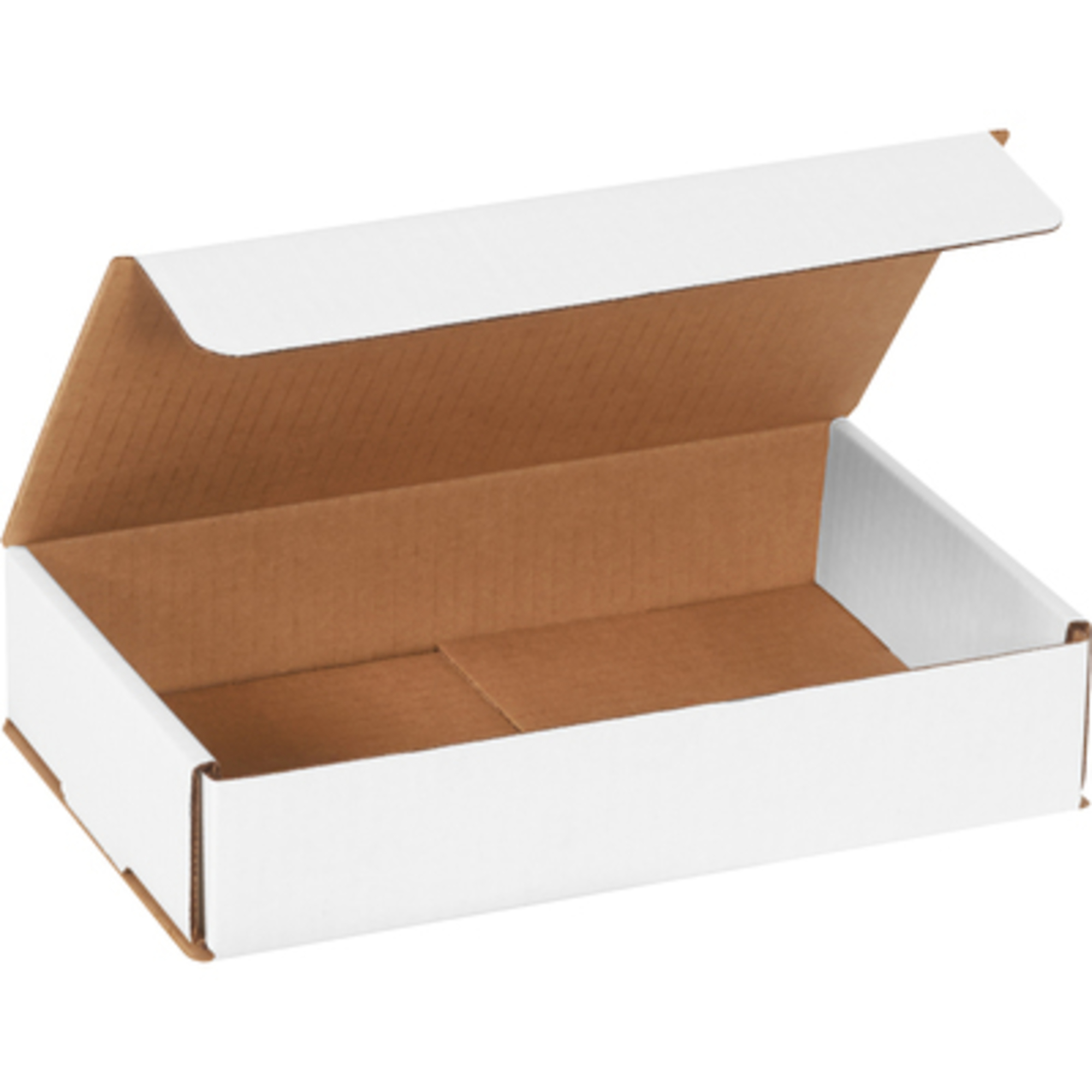10 x 6 x 2in. White Corrugated Ms 50/CS, Length 10 in, Model# M1062 ...
