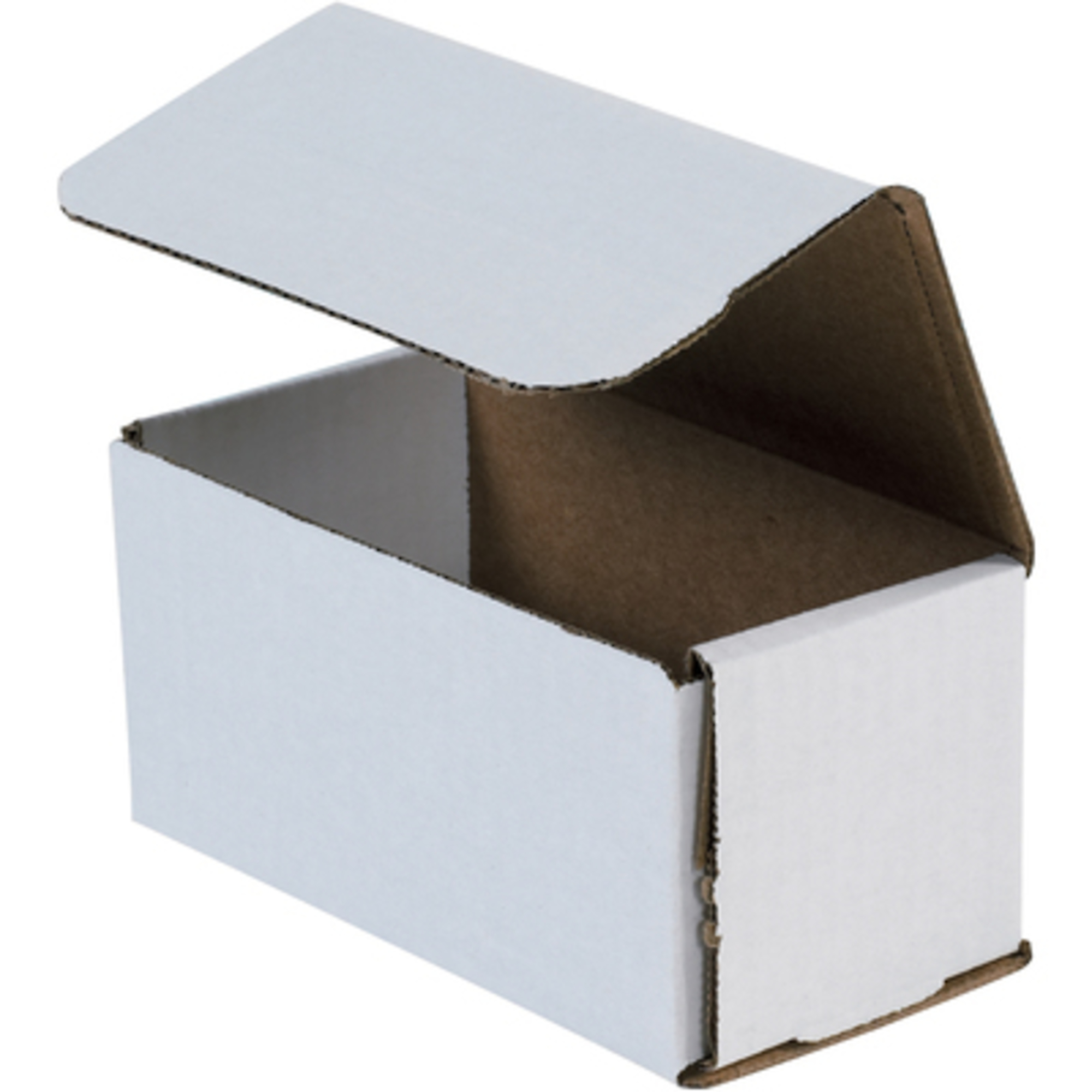 6 x 3 x 3in. White Corrugated Ms 50/CS, Length 6 in, Model# M633 ...