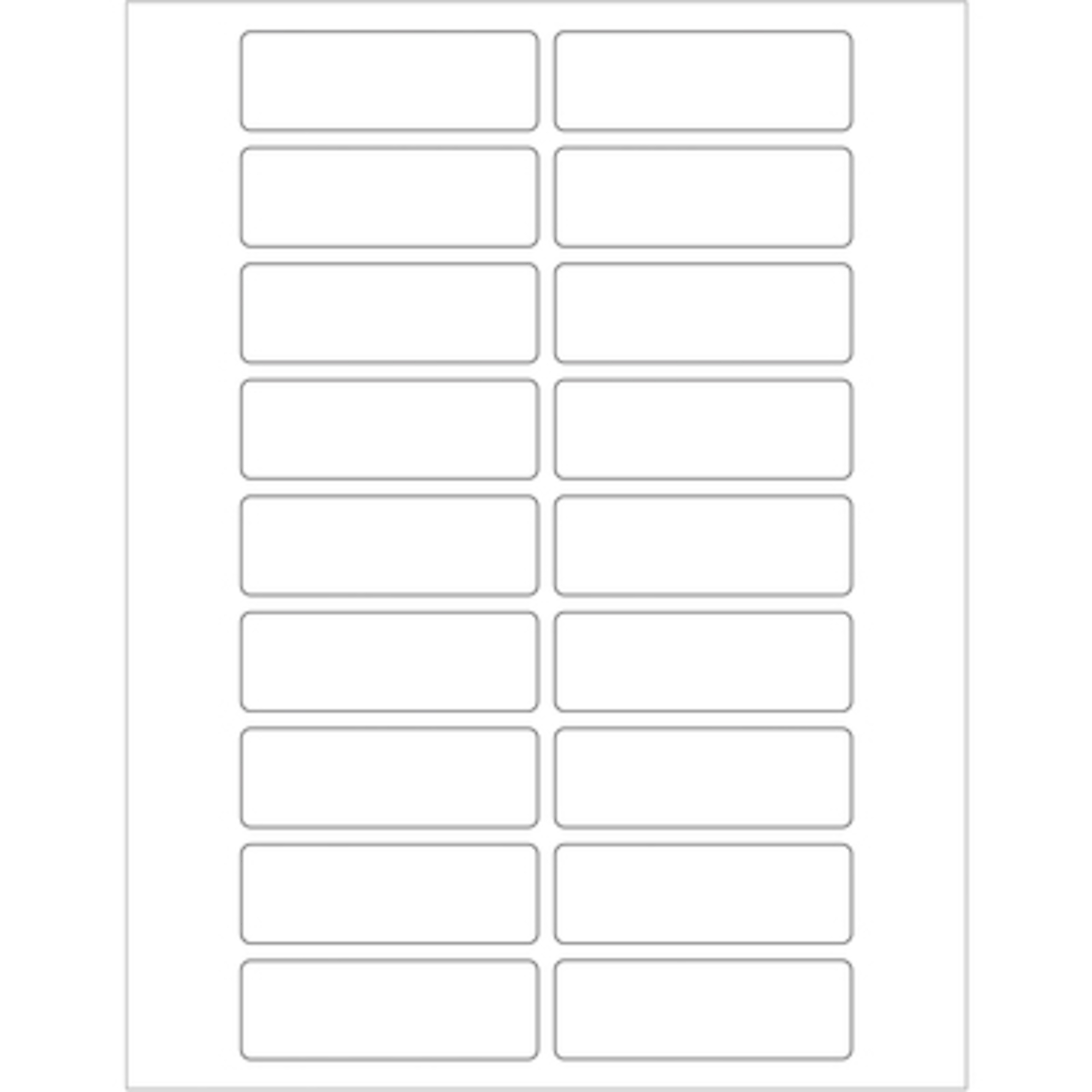 3 x 1in. White Recta Laser Label 1800/CS, Model# LL116 | Northern Tool