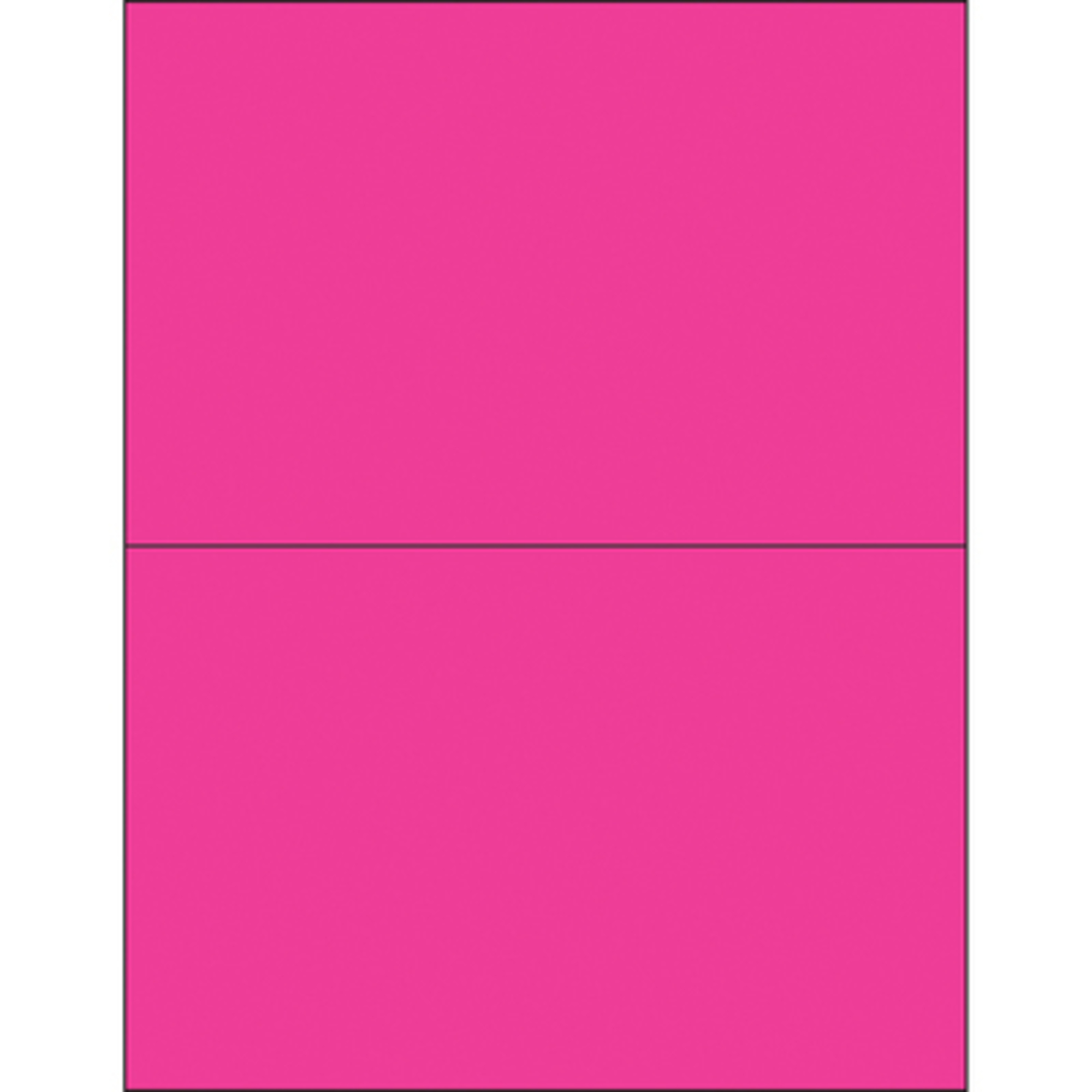 8 1/2 x 5 1/2in. Fluor Pink Recta Laser Label 200/CS, Model# LL184PK ...