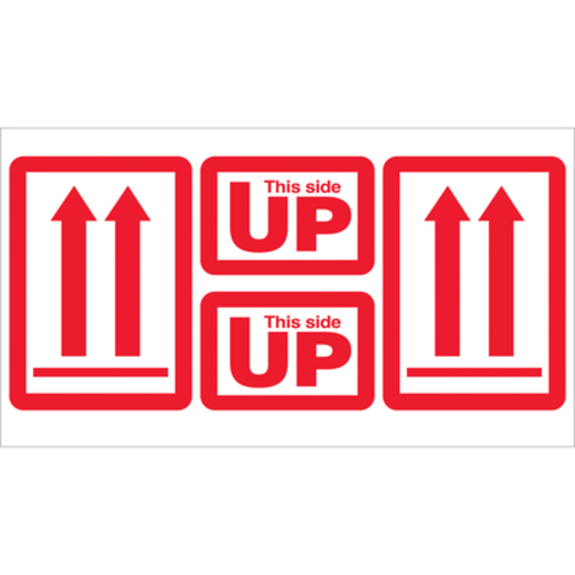 5 x 9in. - \"This Side Up\" Arrow Label 500/CS, Model# DL1890 ...