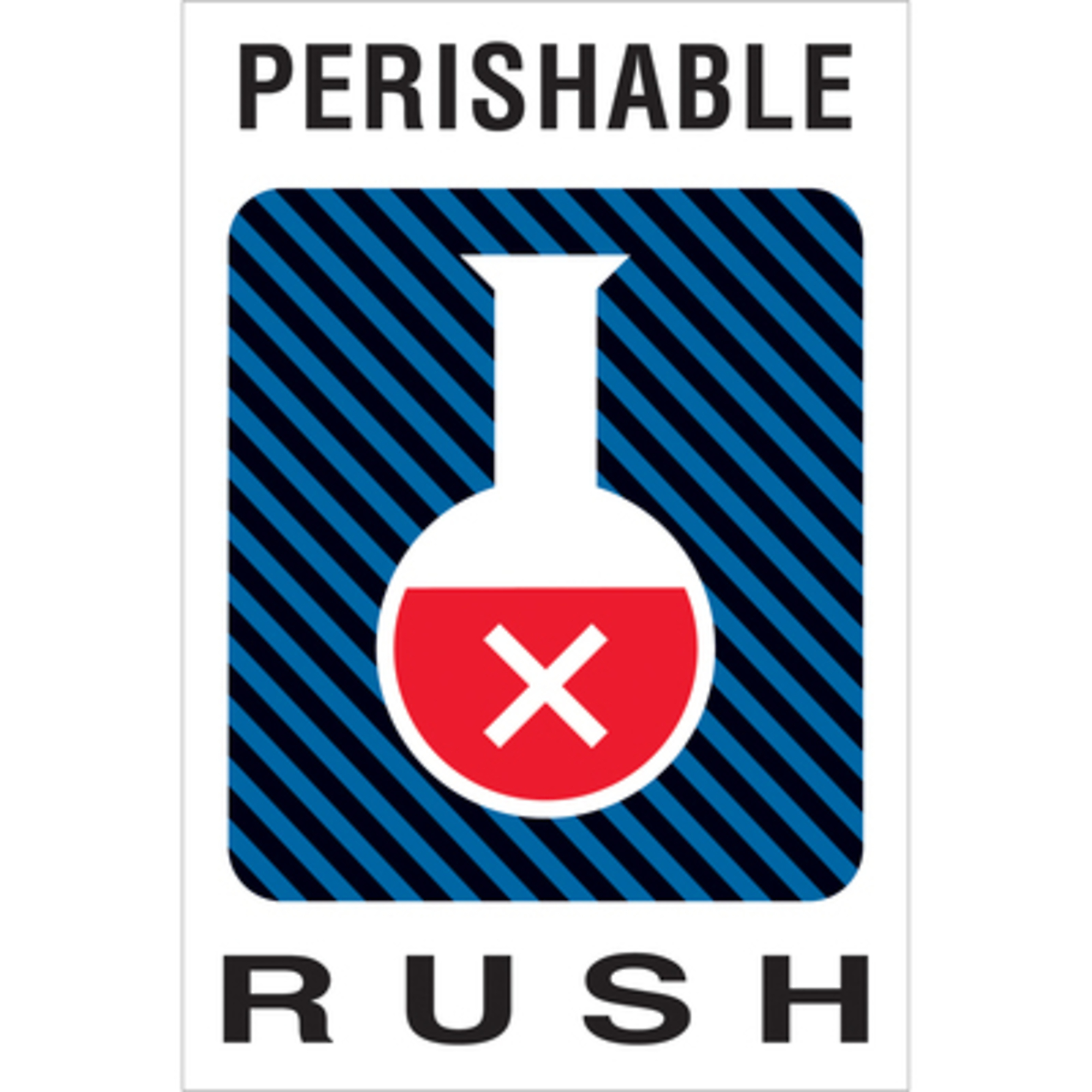 4 x 6in. - \"Peri Rush\" Label 500/CS, Model# DL1600 | Northern Tool