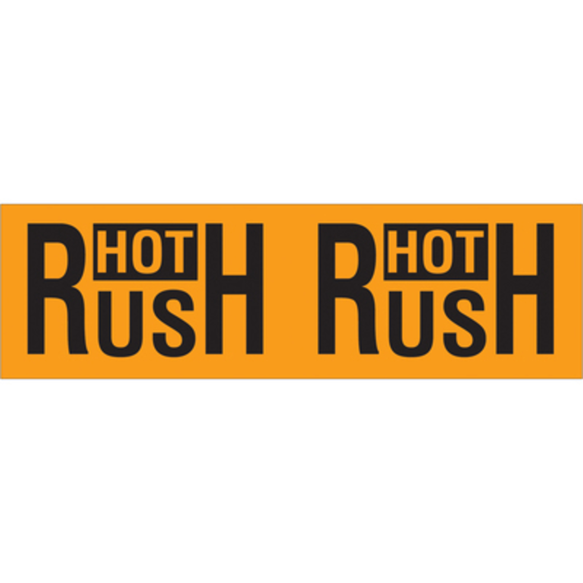3 x 10in. - \"Hot Rush\" (Fluo Orang Label 500/CS, Model# DL3141 ...
