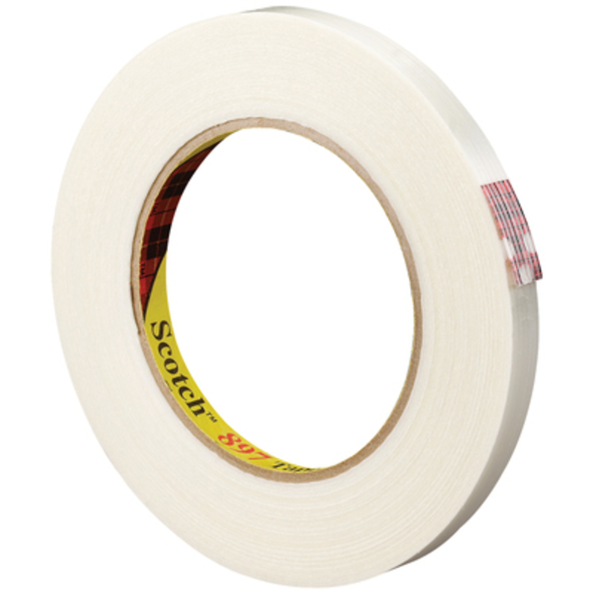 Scotch, 1/2in. x 60 yds. Scotch Filament Tape 897 72/CS, Model# T913897 ...
