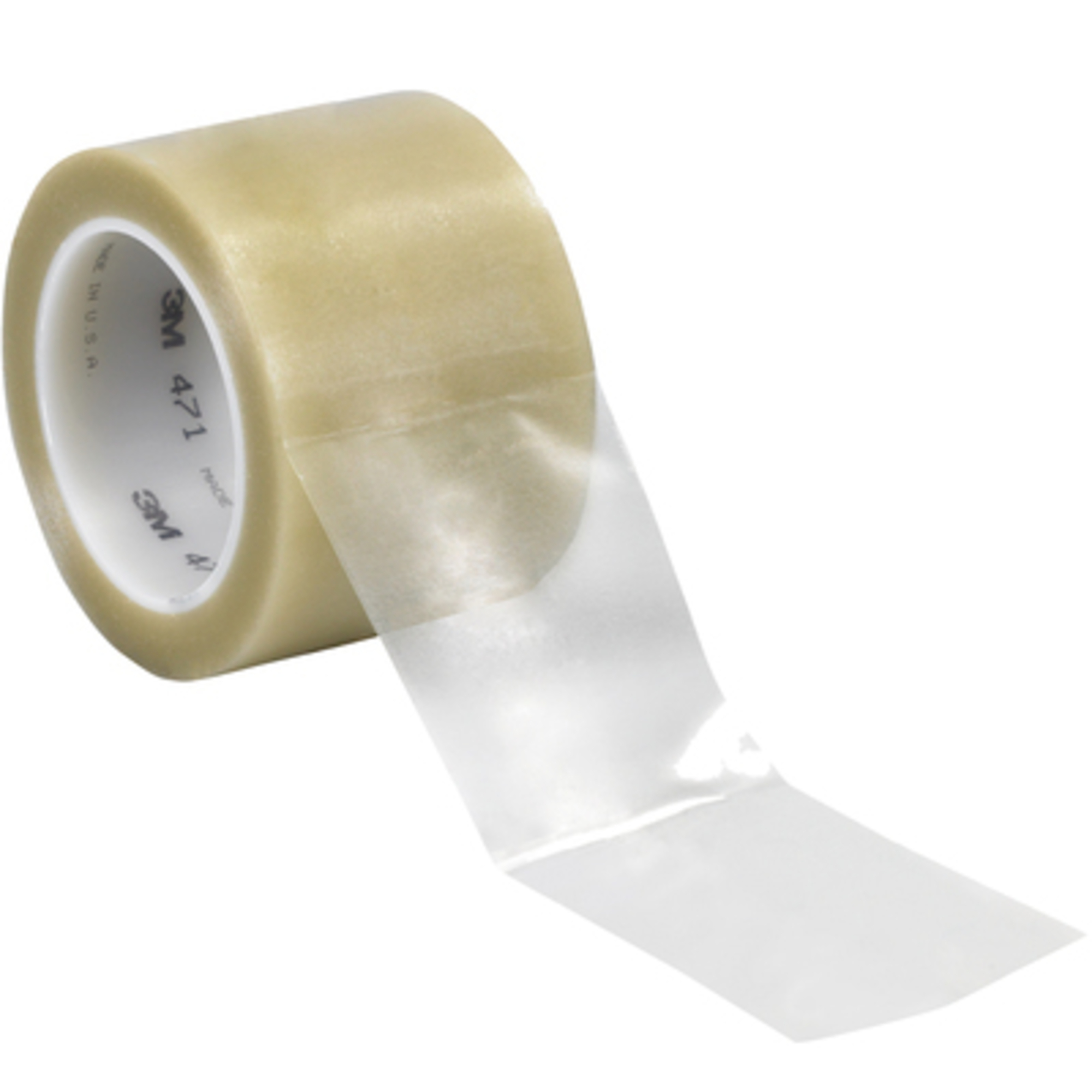 3M, 3in. x 36 yds. Clear 3M Vinyl Tape 471 12/CS, Model# T968471C ...