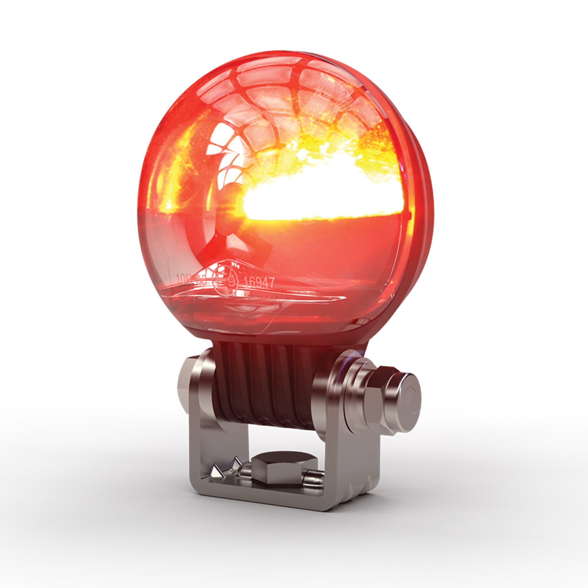 ECCO, Worklamp: LED Arc, 12-80V, red, Light Type LED, Lens Color Clear ...