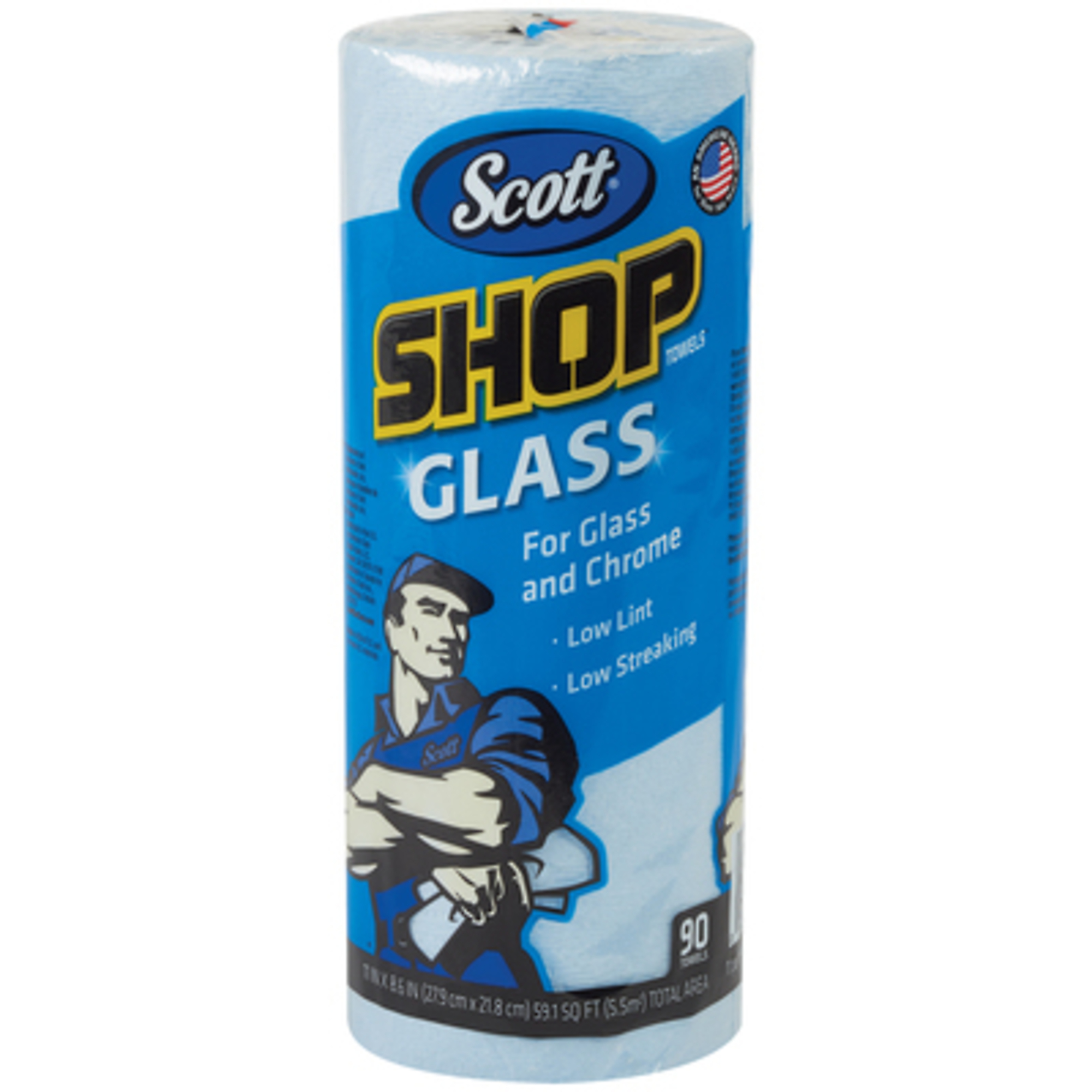 Scott, Scott Shop Towels on a Roll for Glass 12/CS, Included (qty.) 12 ...